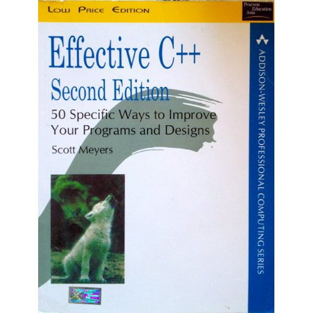 Pre-Owned Effective C++: 50 Specific Ways to Improve Your Programs and ... Pre-Owned Effective C++: 50 Specific Ways to Improve Your Programs and ...
