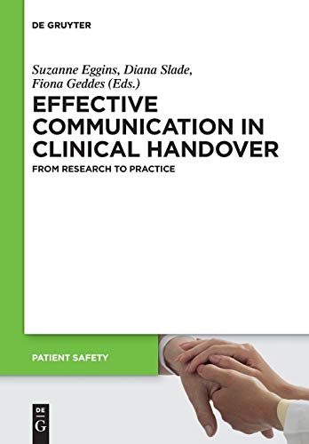 Pre-Owned Effective Communication in Clinical Handover: From Research ...
