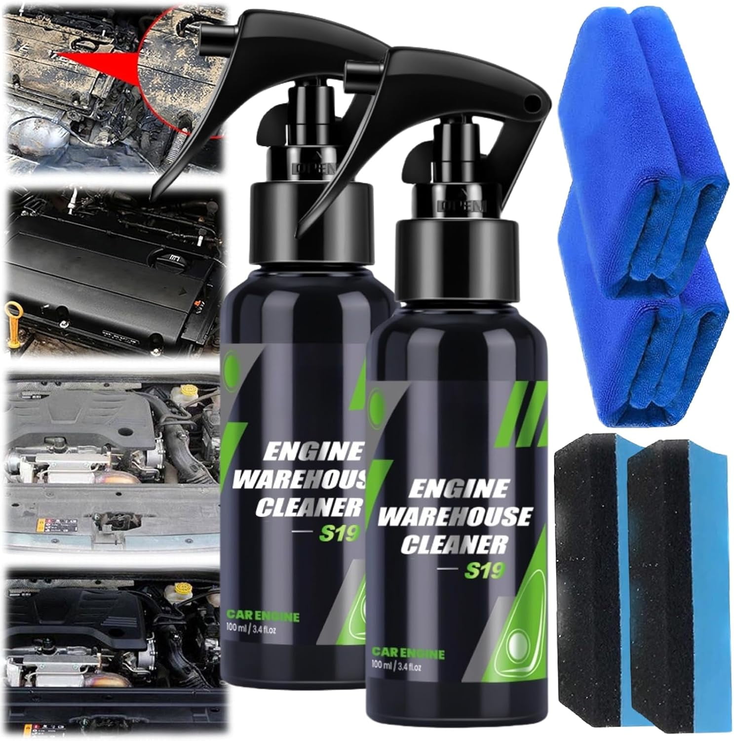 Effective Engine Warehouse Cleaner Spray, Industrial Strength Cleaner ...