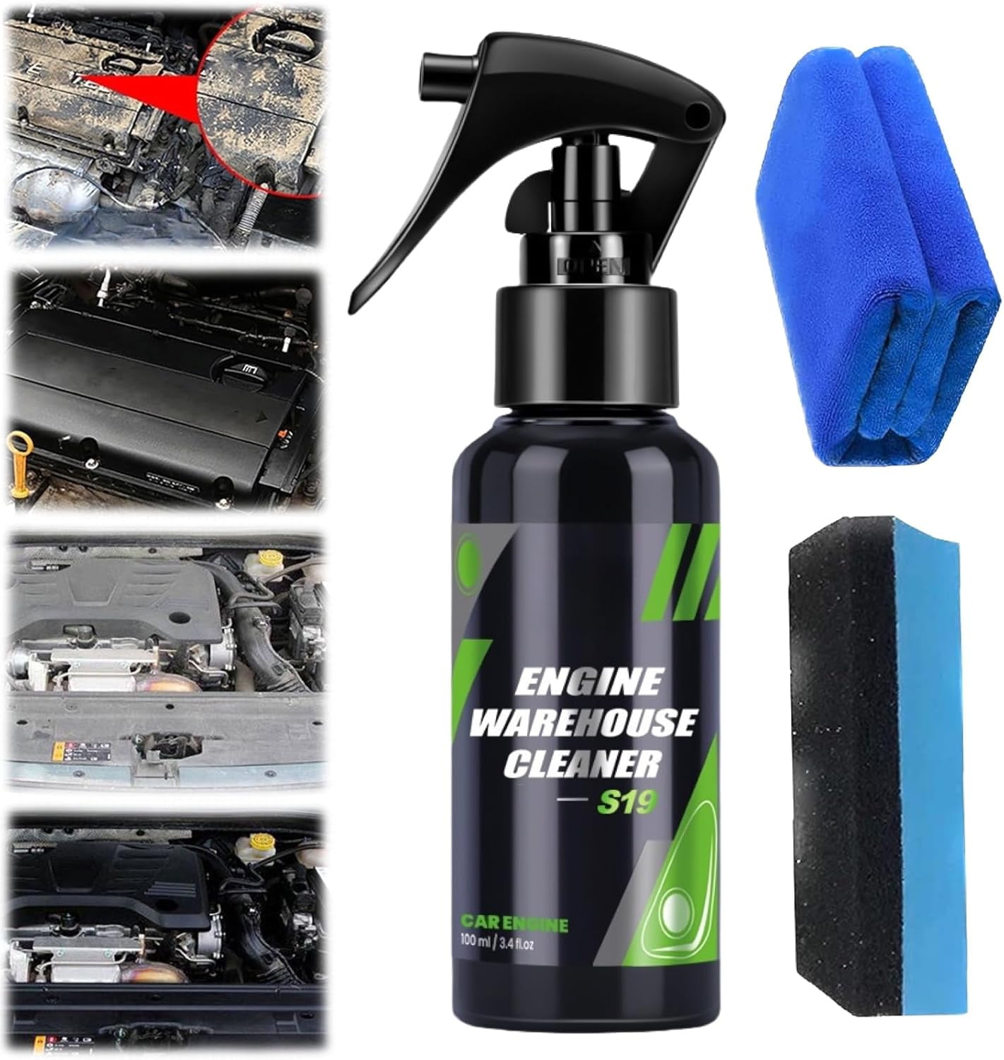 Effective Engine Warehouse Cleaner Spray, Industrial Strength Cleaner ...