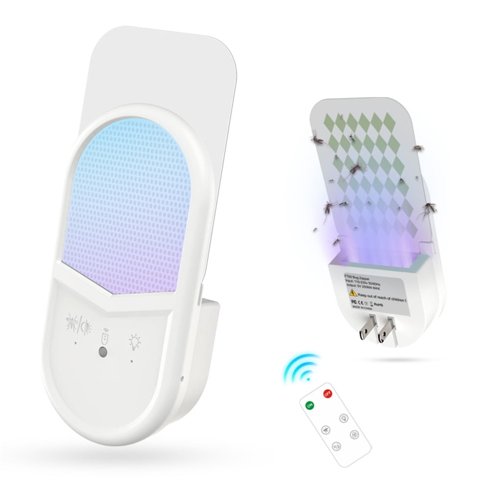 Effective Flying Insect Trap with Remote Night Light 7 Sticky Trap ...