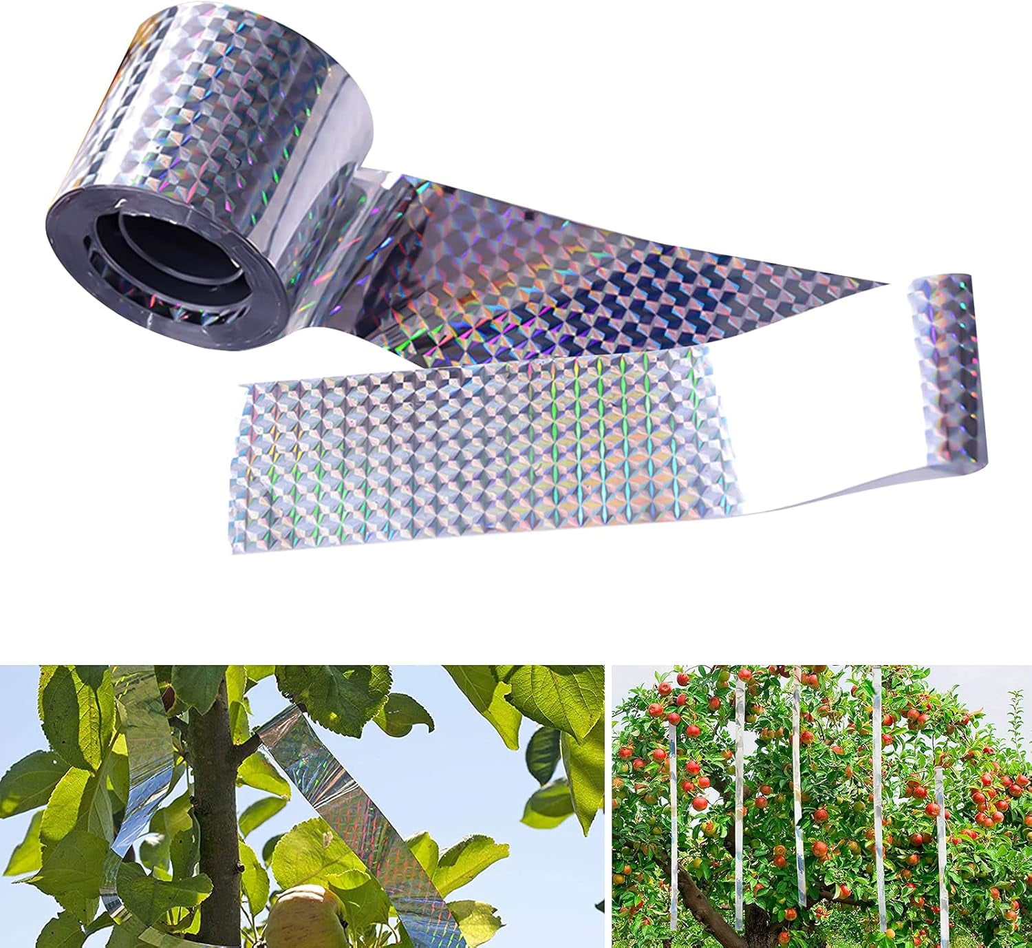 Reusable Bird Deterrent, Reflective Tape For Effective Garden ...