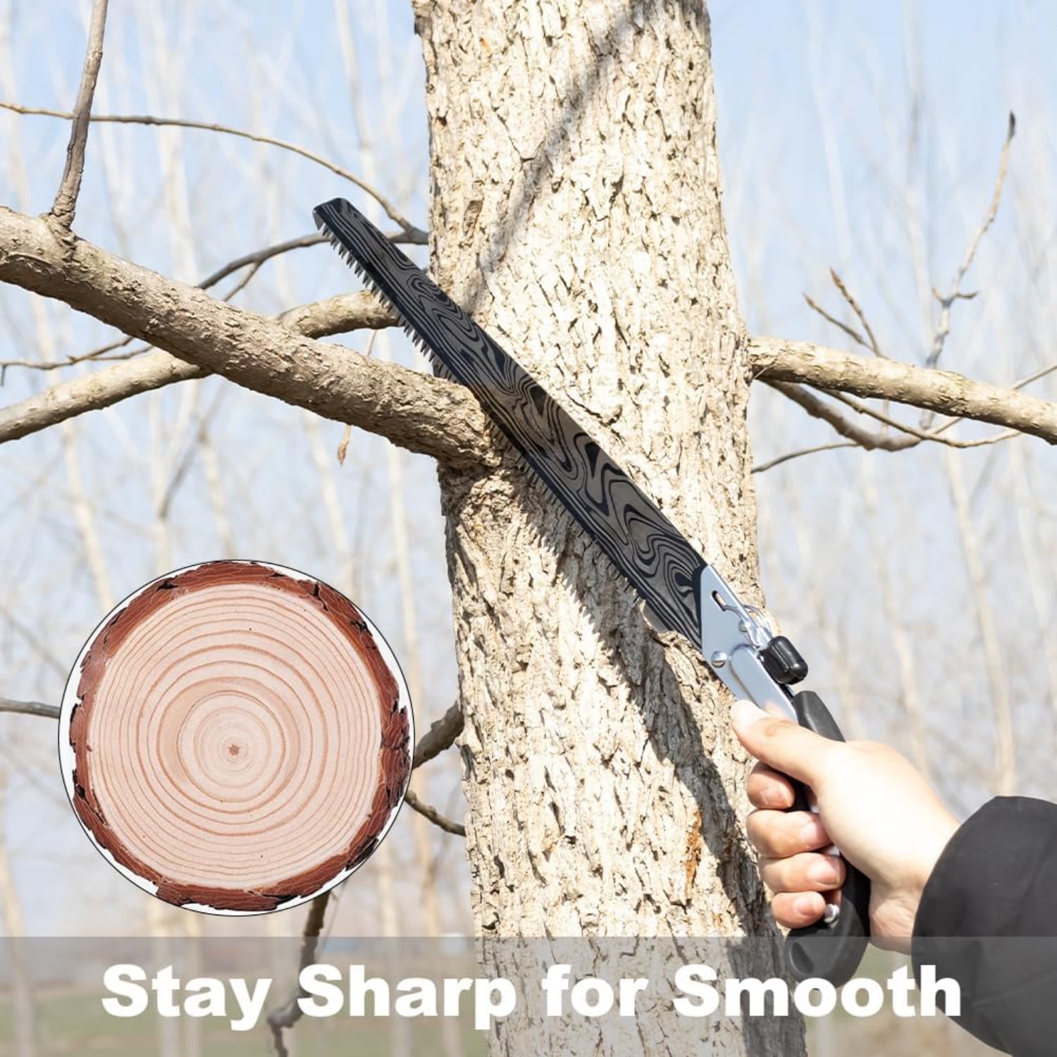 Effective and Long-lasting Durable Curved 14 Inch SK5 Steel Pruning Saw ...