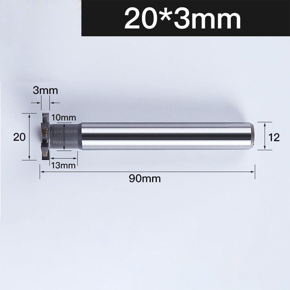 Effective Rough Inserted T Slot Milling Cutter Straight Shank End Mill ...
