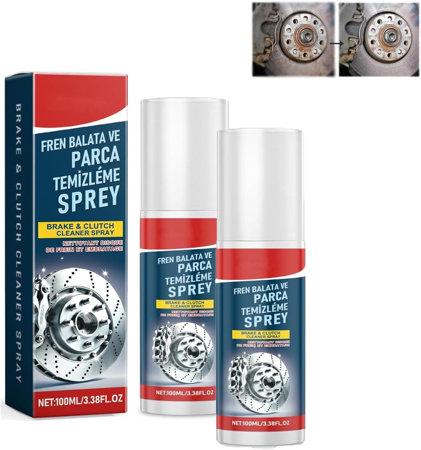 Effective Safe Lasting Brake Cleaning Spray, Heavy Duty Car Brake ...