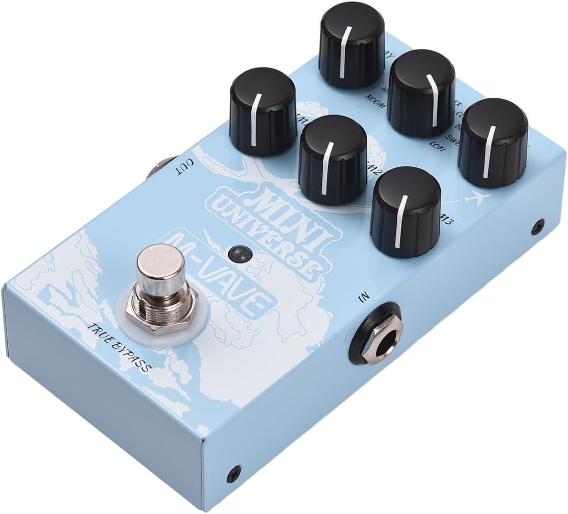Effector, Reverb Pedal, Guitar Effect Pedal Digital Reverb Pedal ...