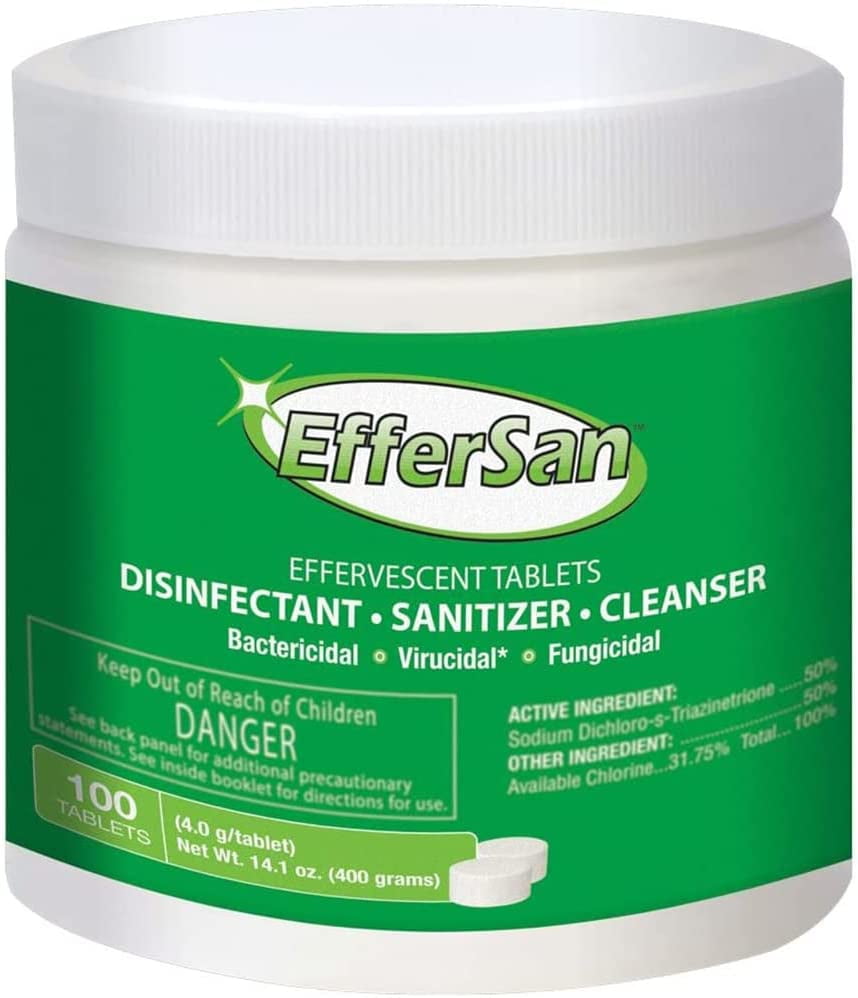 Effersan Effervescent Sanitizer - 100 Count - Walmart.com