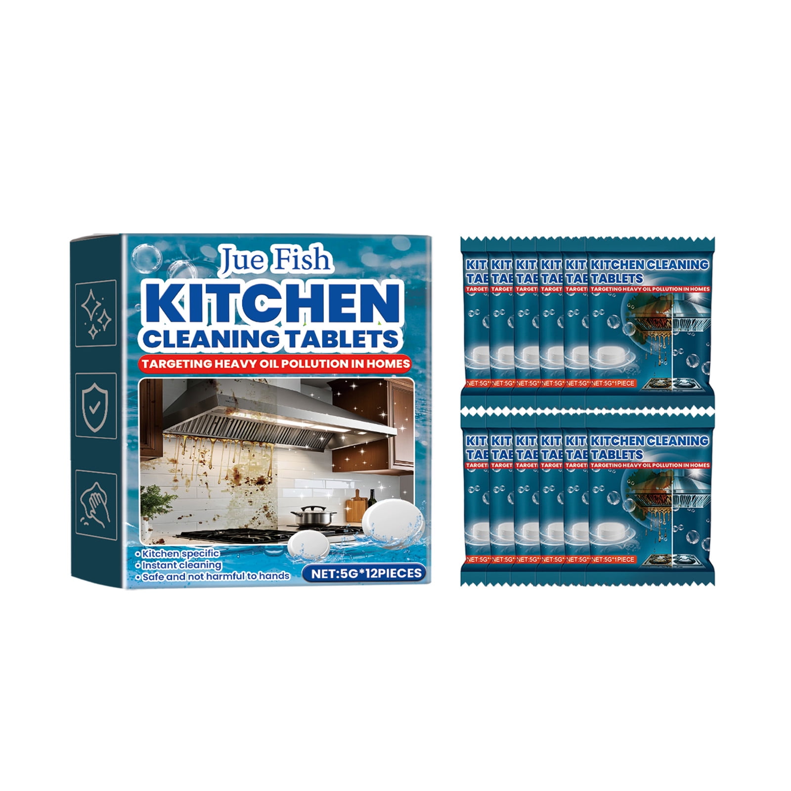 Effervescent Cleaning Tablets Household Decontamination And Oil Removal ...