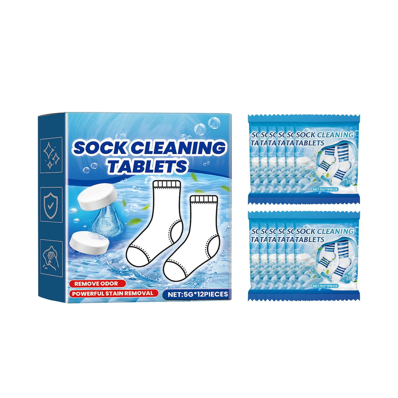 Effervescent Tablets Effervescent Tablets - Powerful Sock Cleaning ...