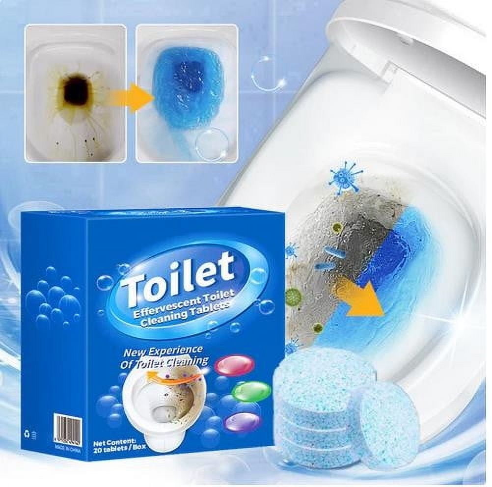 Effervescent Toilet Tablets, Descaling Cleaner, Urine Odor Removal ...