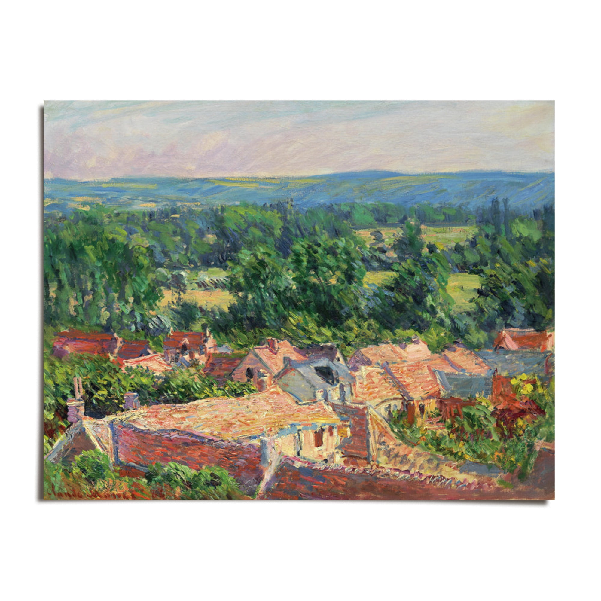 Effet de neige a Giverny - Claude Monet - 8x12 - Wall Art Print ...