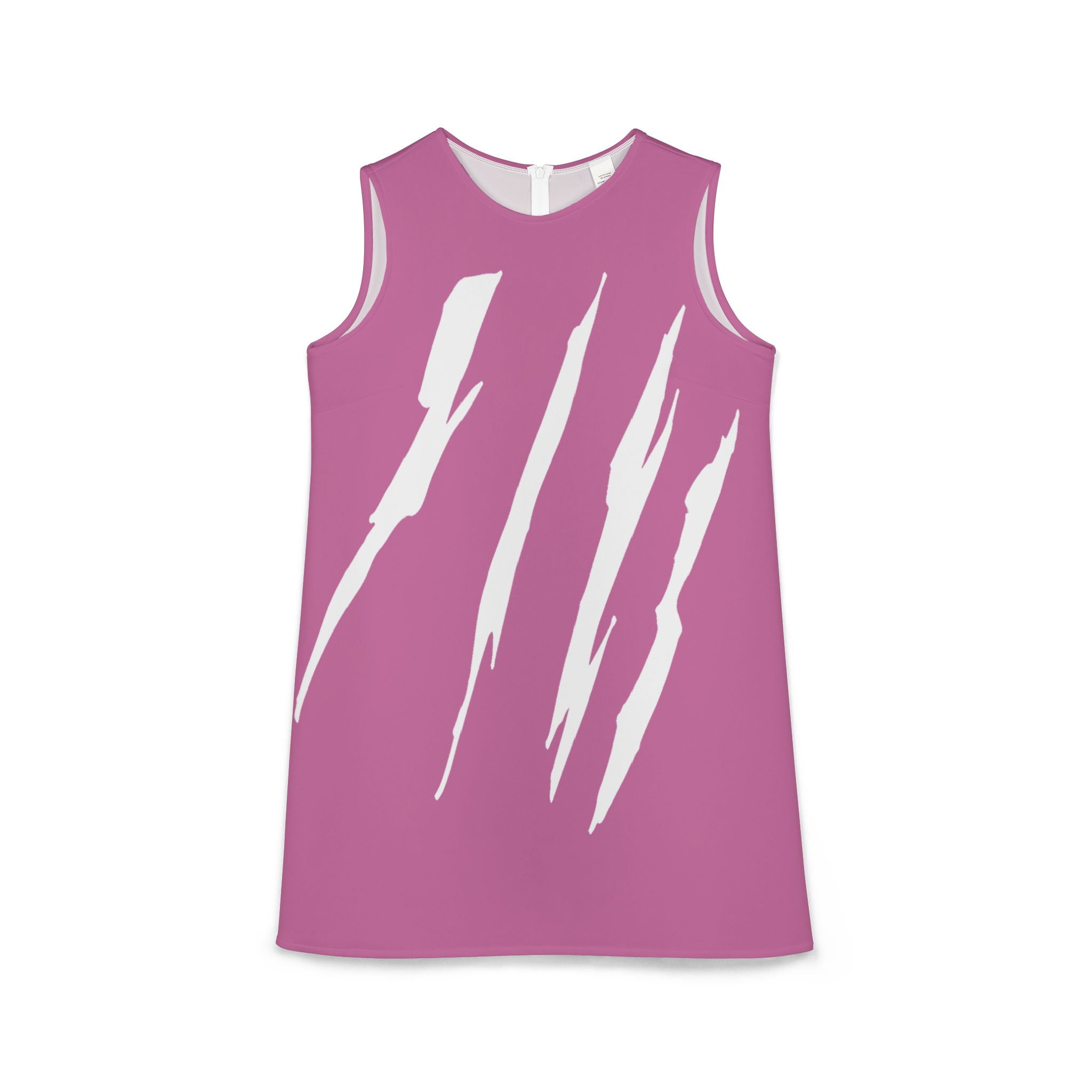 Effete Feline Claw Marks Scratch A-line Sleeveless Dress (AOP ...