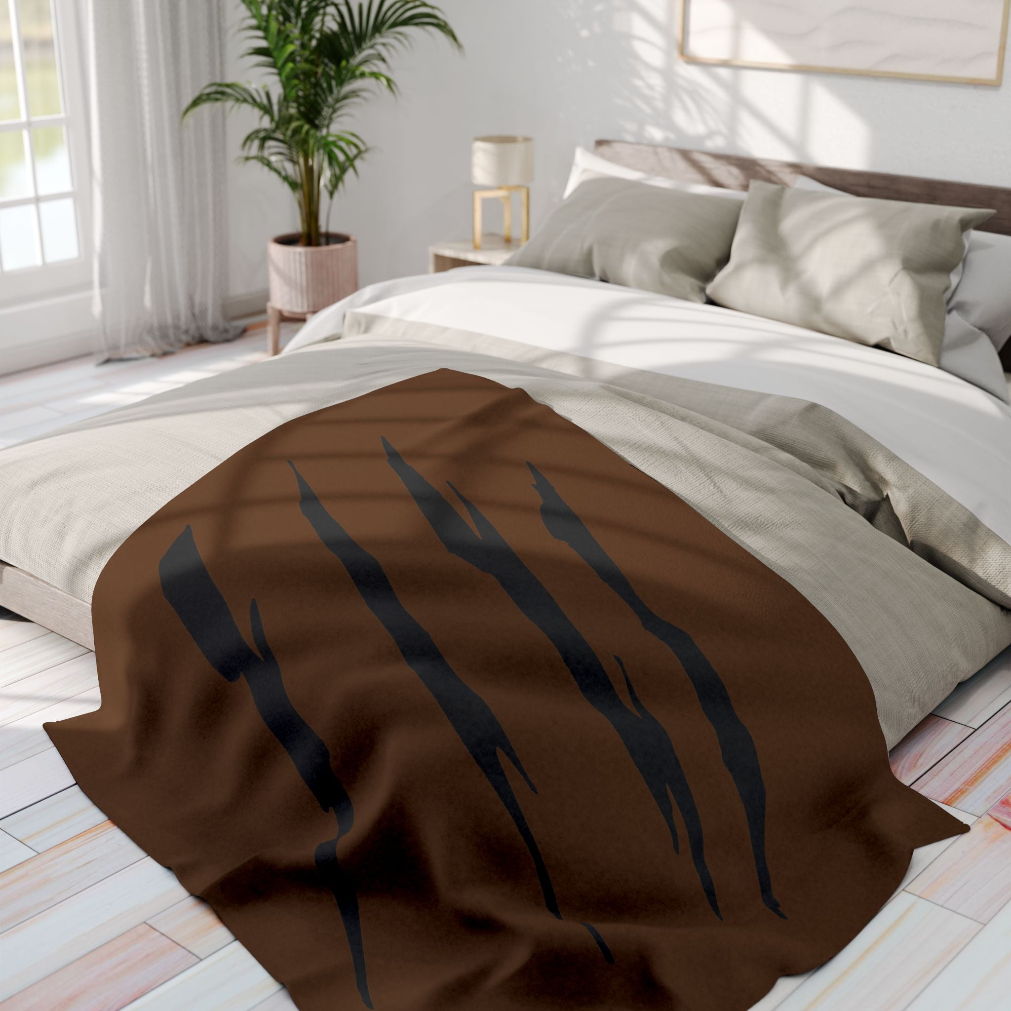 Effete Feline Claw Marks Scratch Arctic Fleece Blanket - Walmart.com
