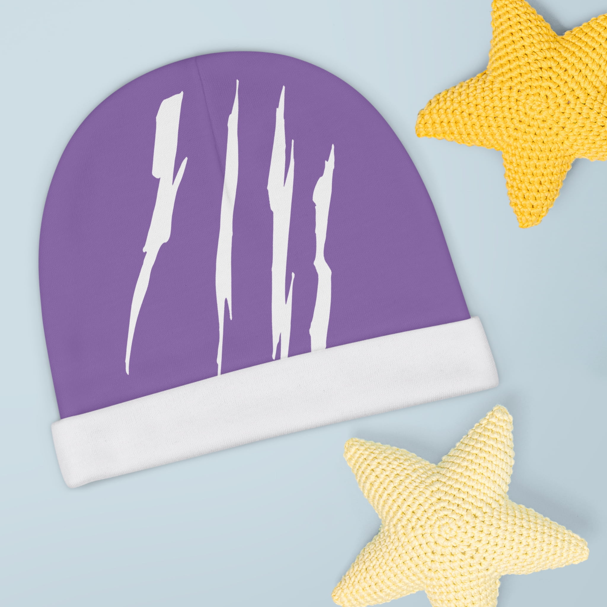 Effete Feline Claw Marks Scratch Baby Beanie (AOP) - Walmart.com