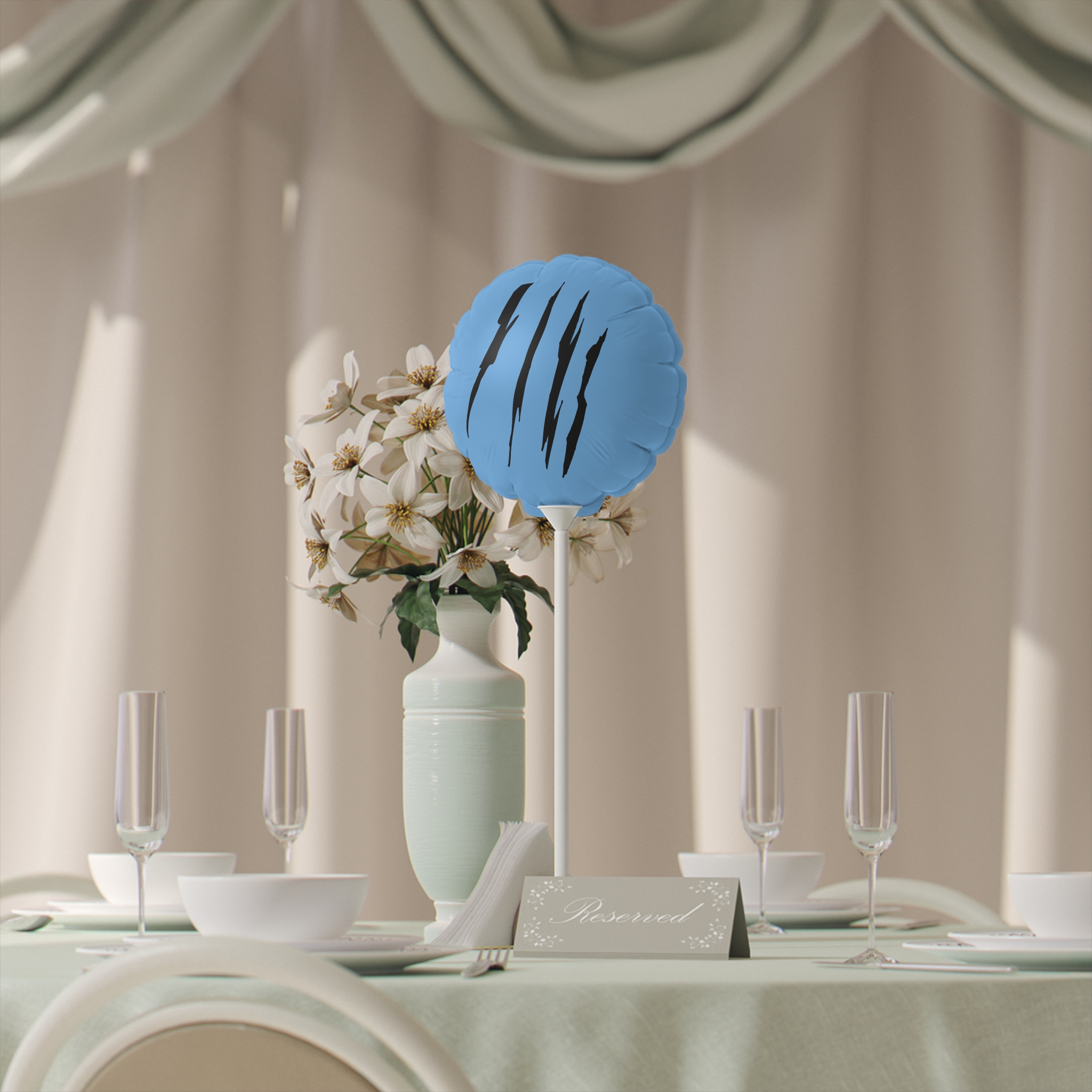 Effete Feline Claw Marks Scratch Balloons (Round and Heart-shaped), 6 ...