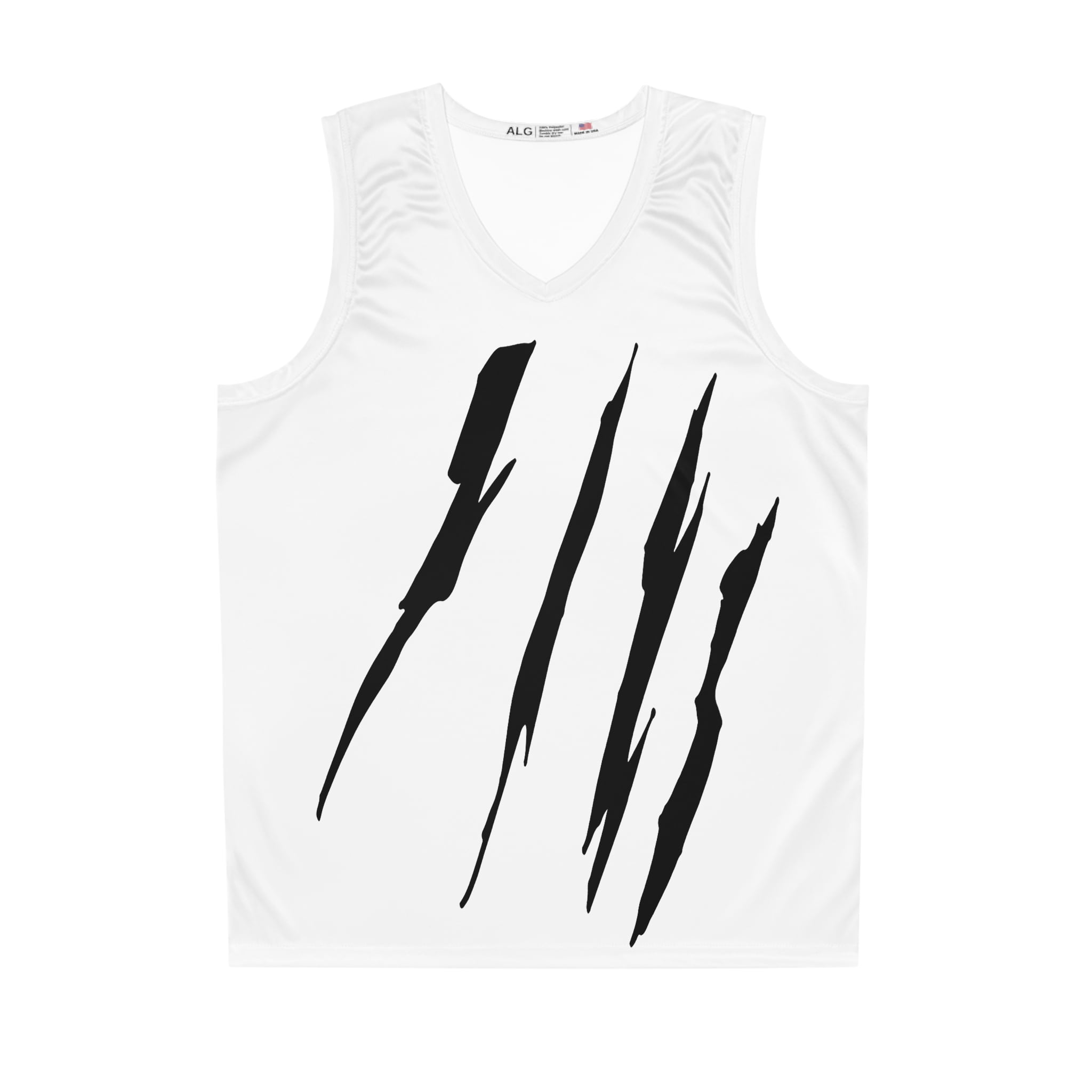 Effete Feline Claw Marks Scratch Basketball Jersey (AOP) - Walmart.com