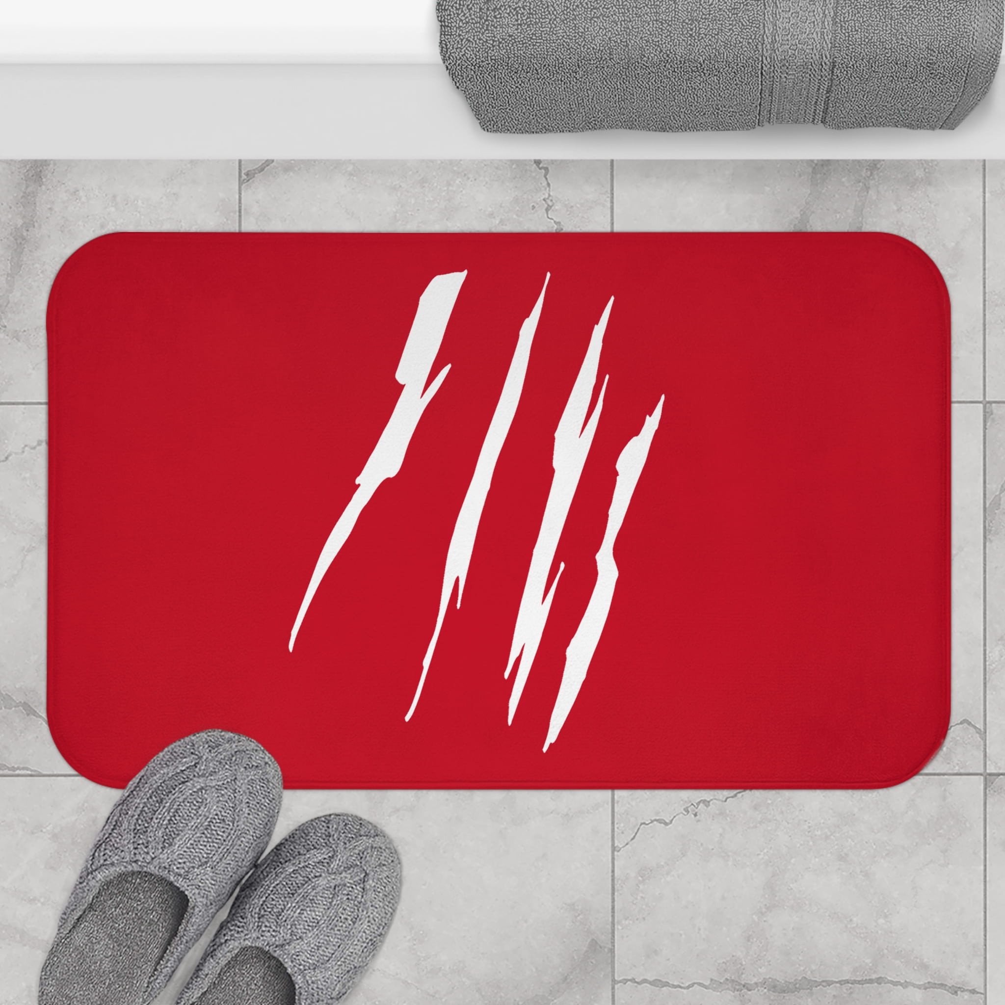 Effete Feline Claw Marks Scratch Bath Mat - Walmart.com