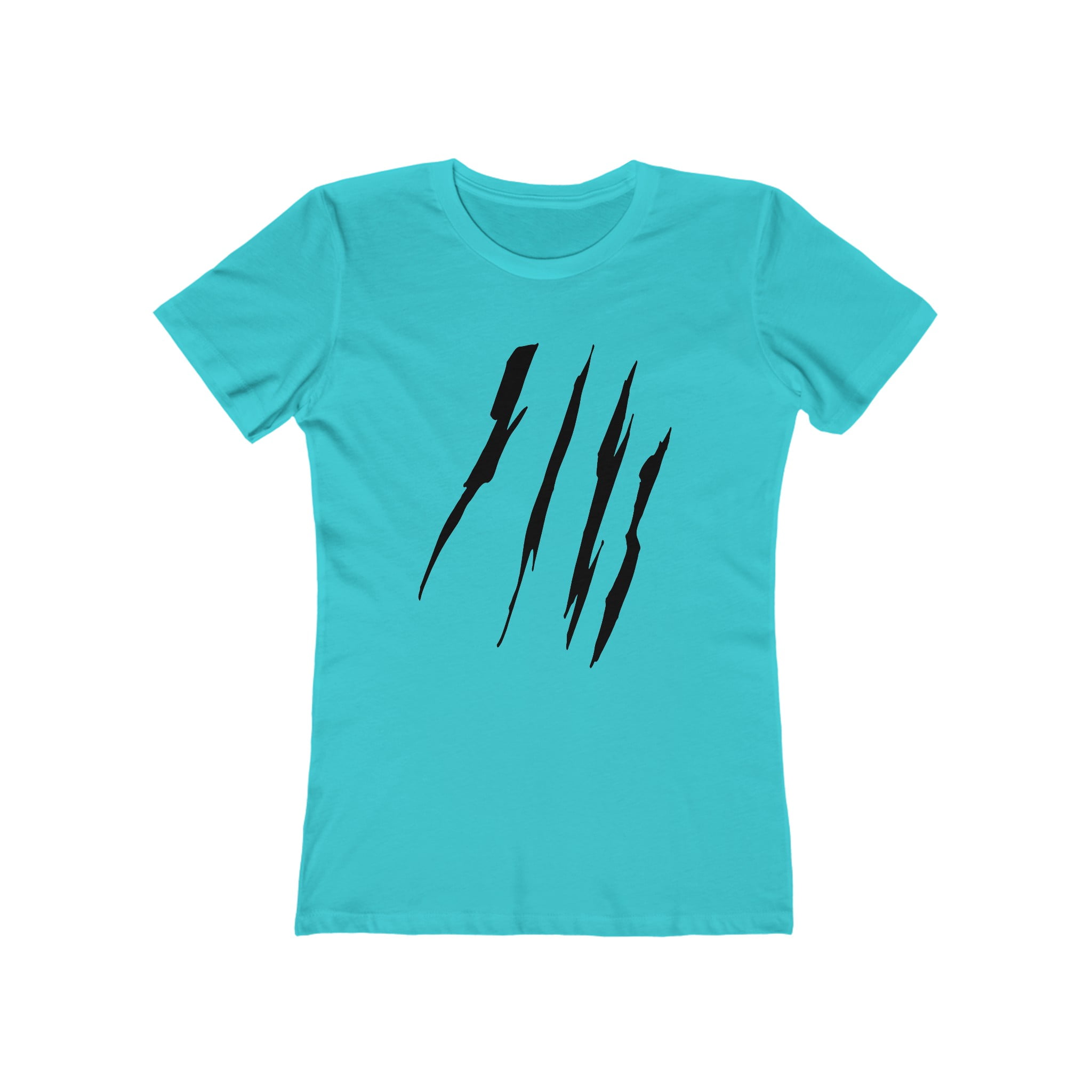 Effete Feline Claw Marks Scratch Boyfriend Tee for Women - Walmart.com
