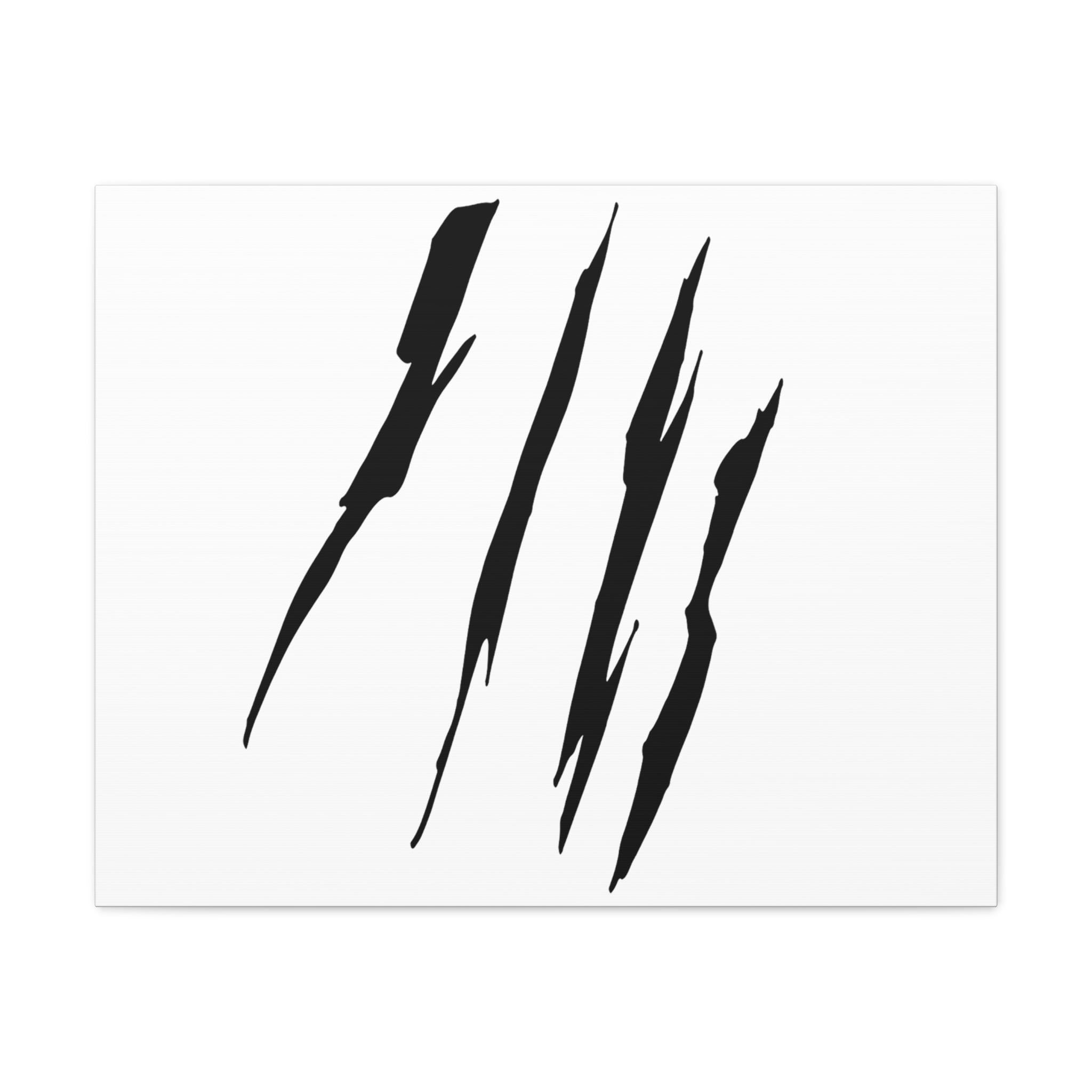Effete Feline Claw Marks Scratch Canvas Gallery Wraps - Walmart.com