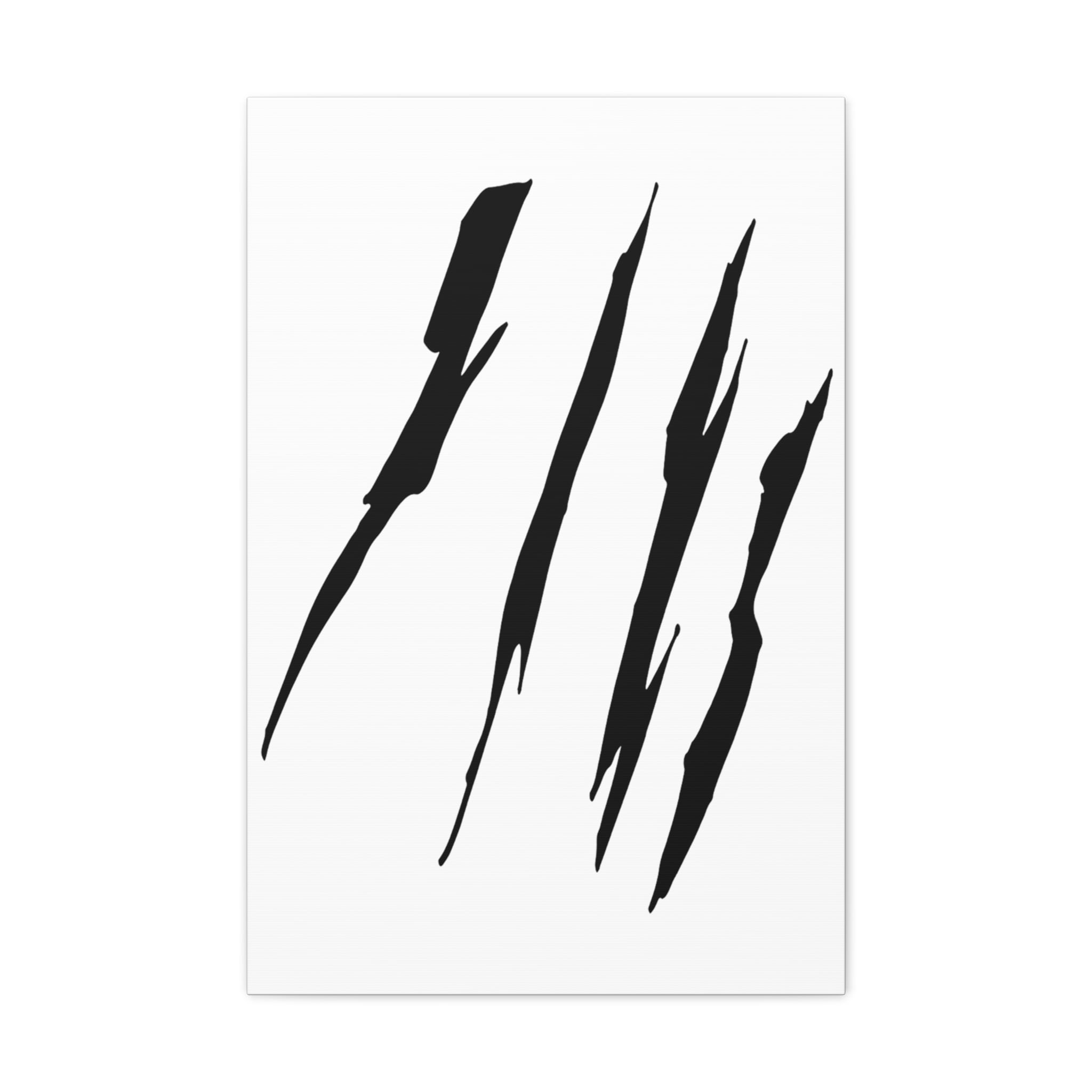 Effete Feline Claw Marks Scratch Canvas Gallery Wraps - Walmart.com