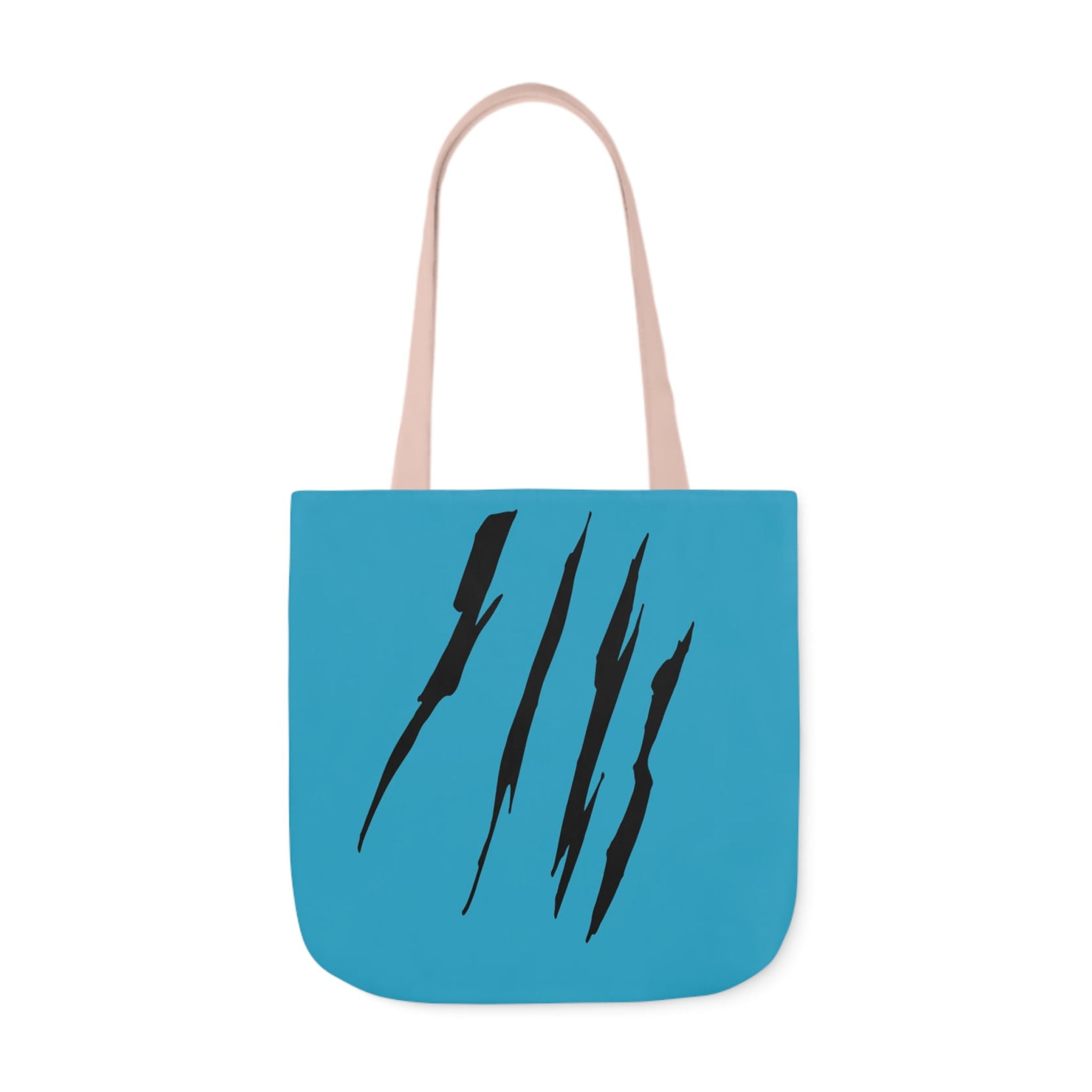 Effete Feline Claw Marks Scratch Canvas Tote Bag, 5-Color Straps ...