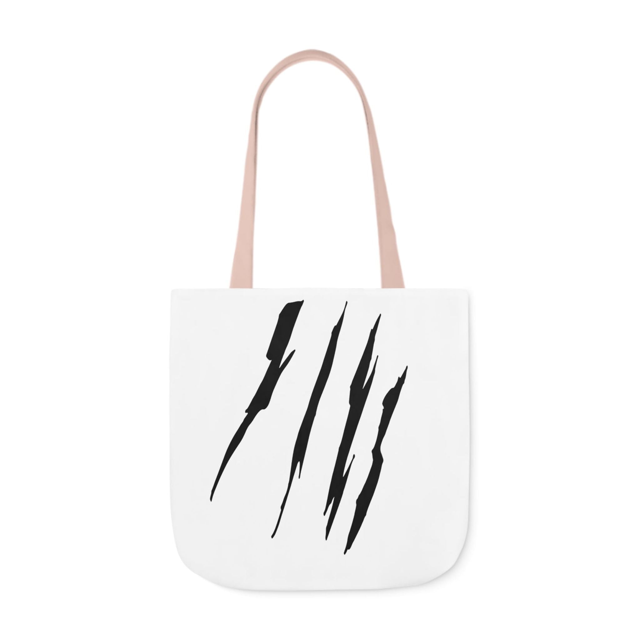 Effete Feline Claw Marks Scratch Canvas Tote Bag, 5-Color Straps ...