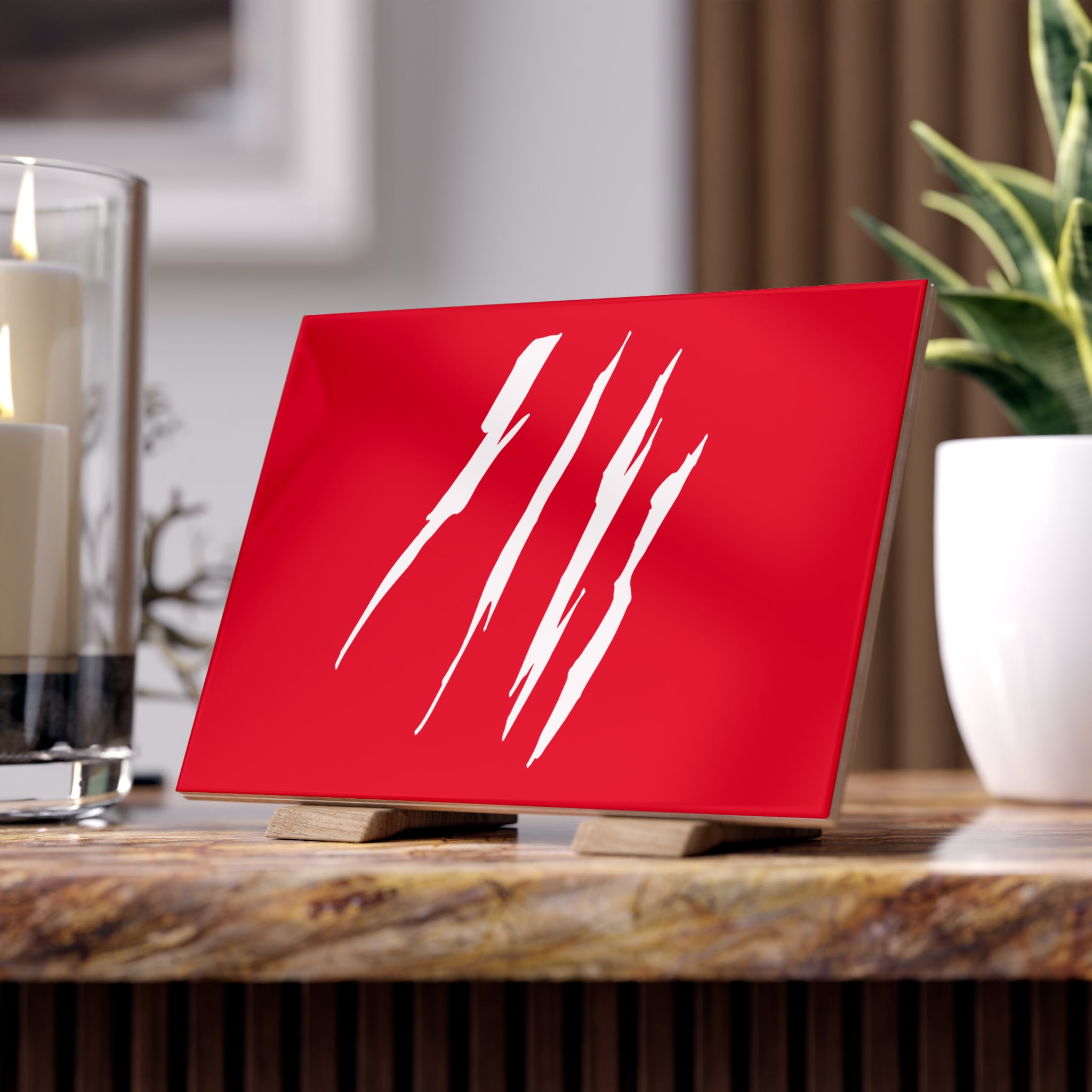Effete Feline Claw Marks Scratch Ceramic Tile - Walmart.com