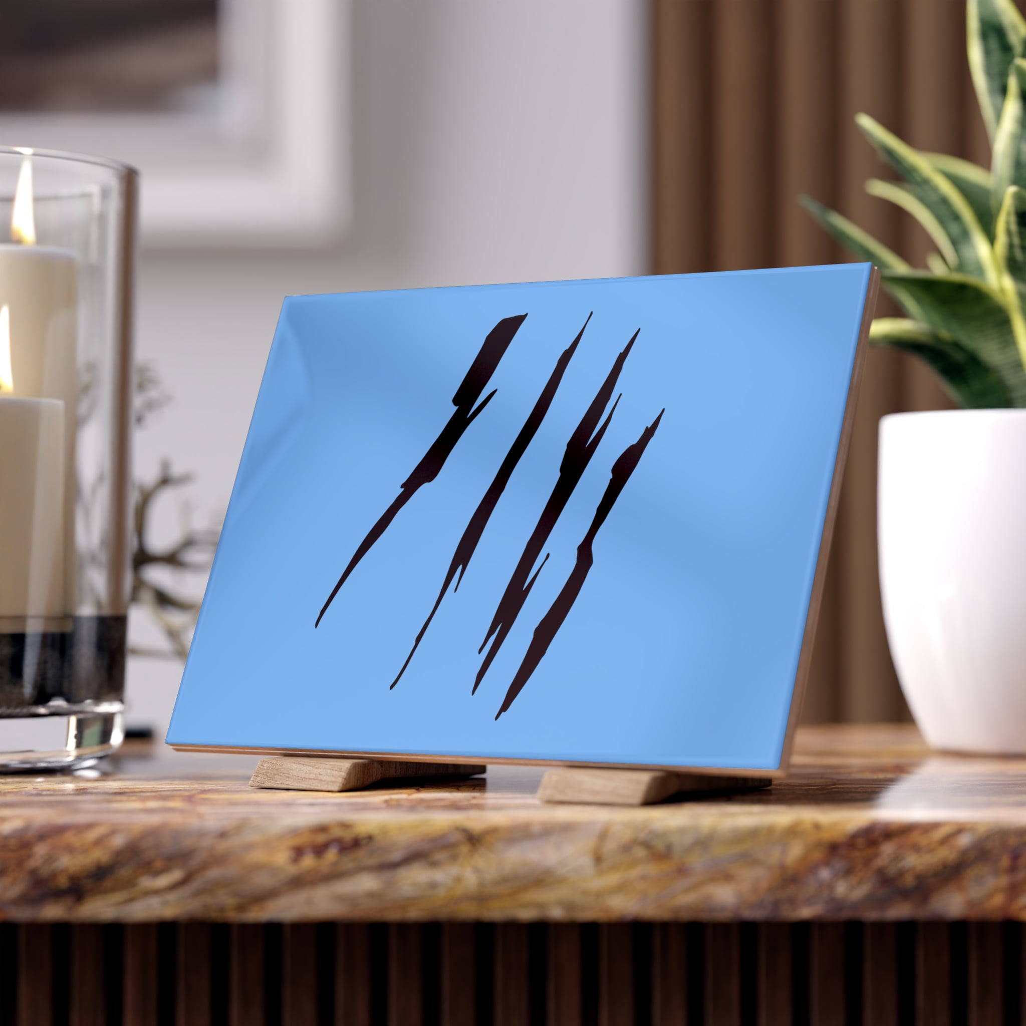 Effete Feline Claw Marks Scratch Ceramic Tile - Walmart.com