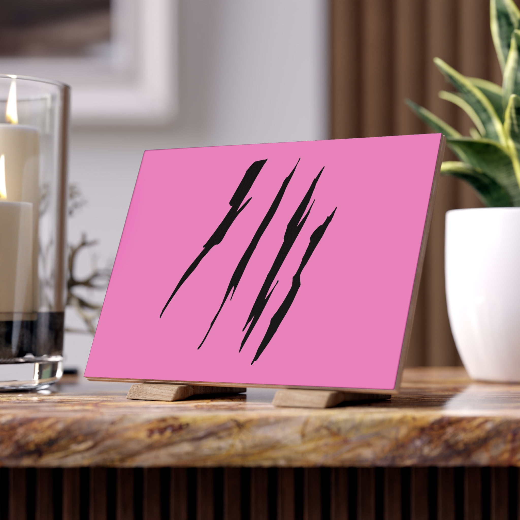 Effete Feline Claw Marks Scratch Ceramic Tile - Walmart.com