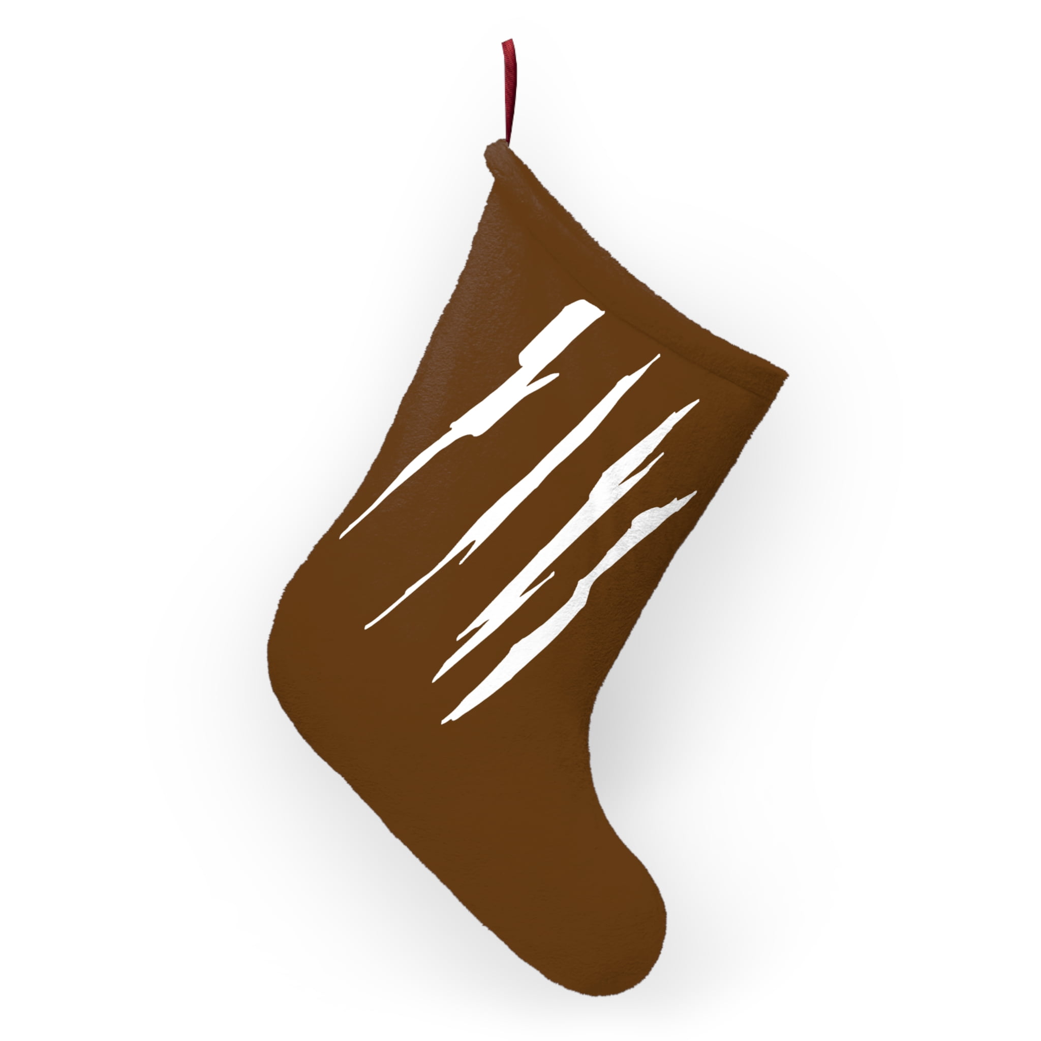 Effete Feline Claw Marks Scratch Christmas Stocking - Walmart.com