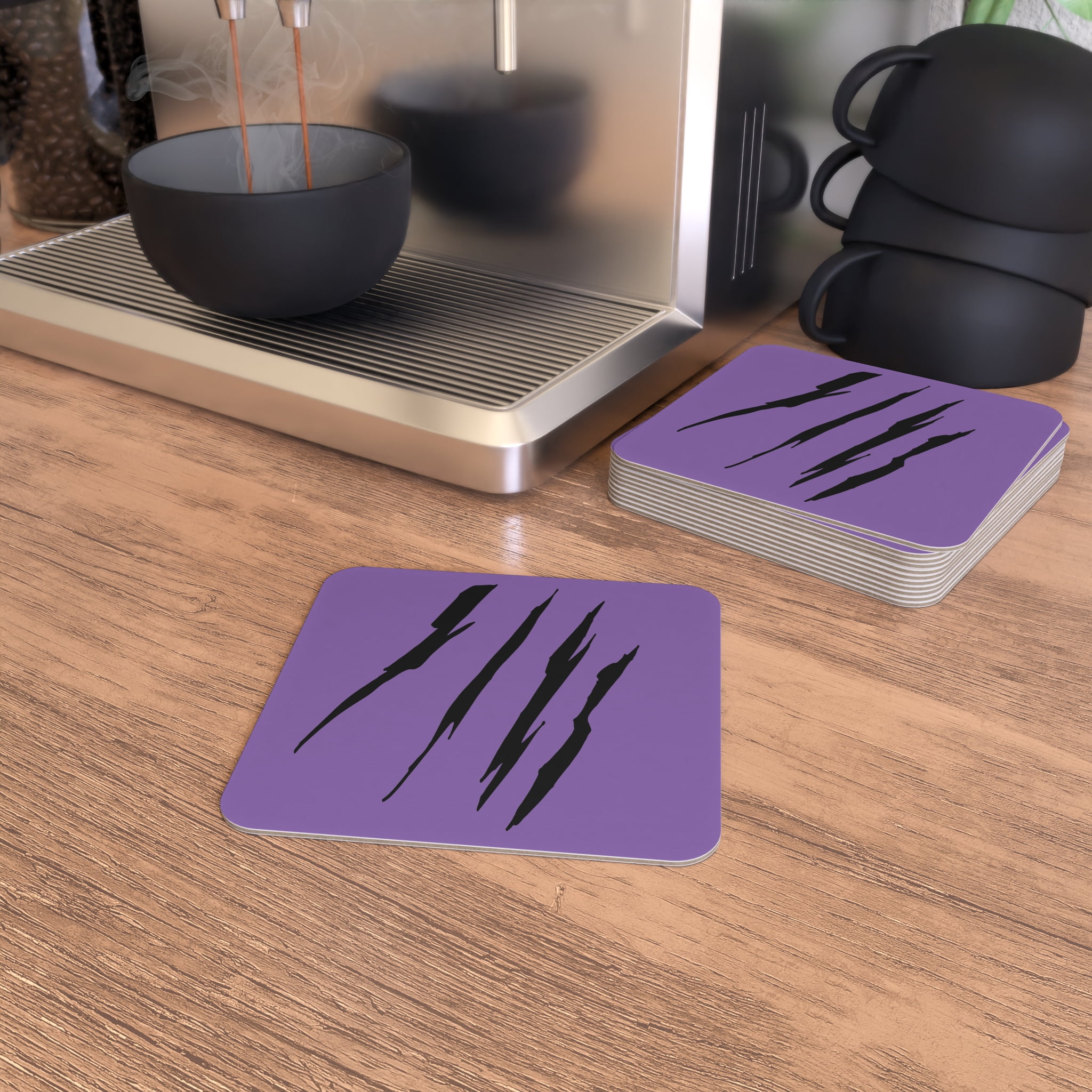 Effete Feline Claw Marks Scratch Coasters (50, 100 pcs) - Walmart.com