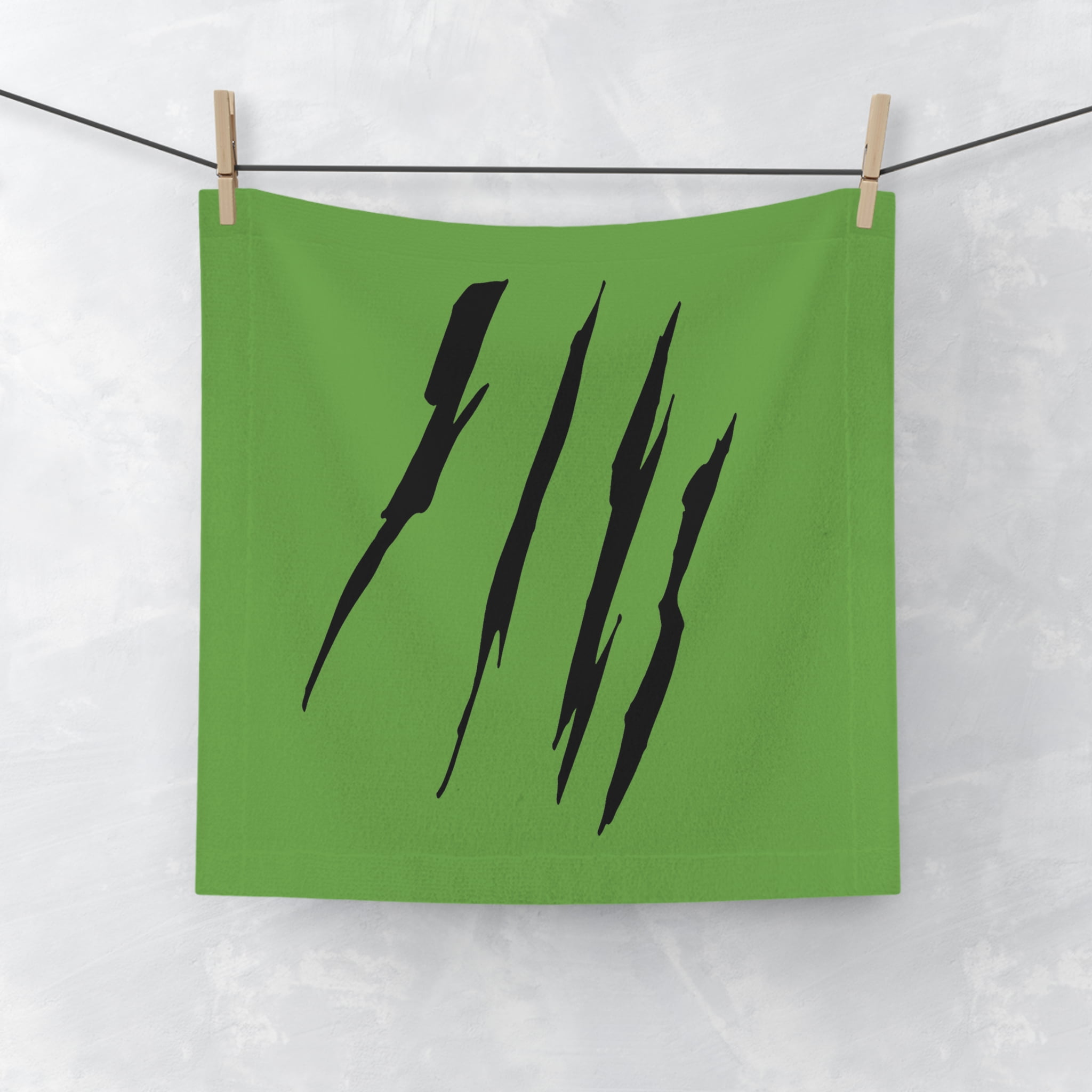 Effete Feline Claw Marks Scratch Face Towel - Walmart.com