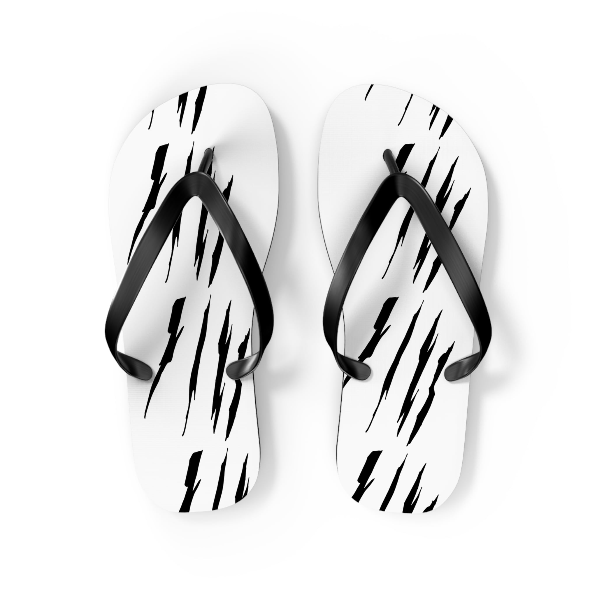 Effete Feline Claw Marks Scratch Flip Flops - Walmart.com