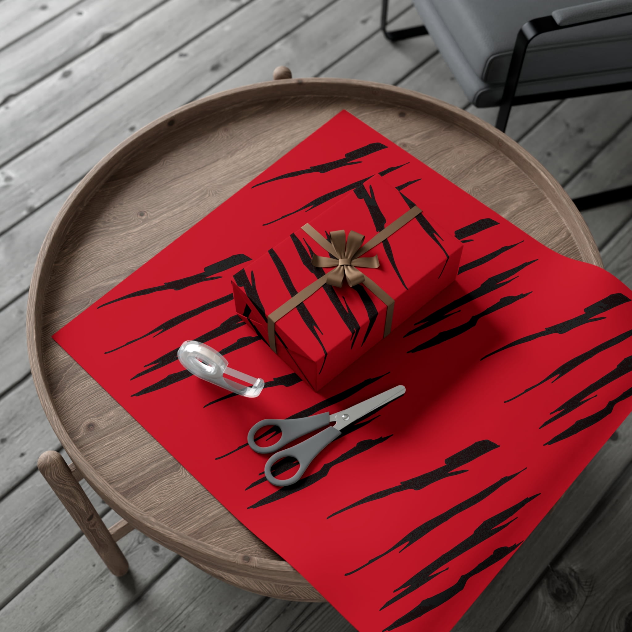 Effete Feline Claw Marks Scratch Gift Wrap Papers - Walmart.com