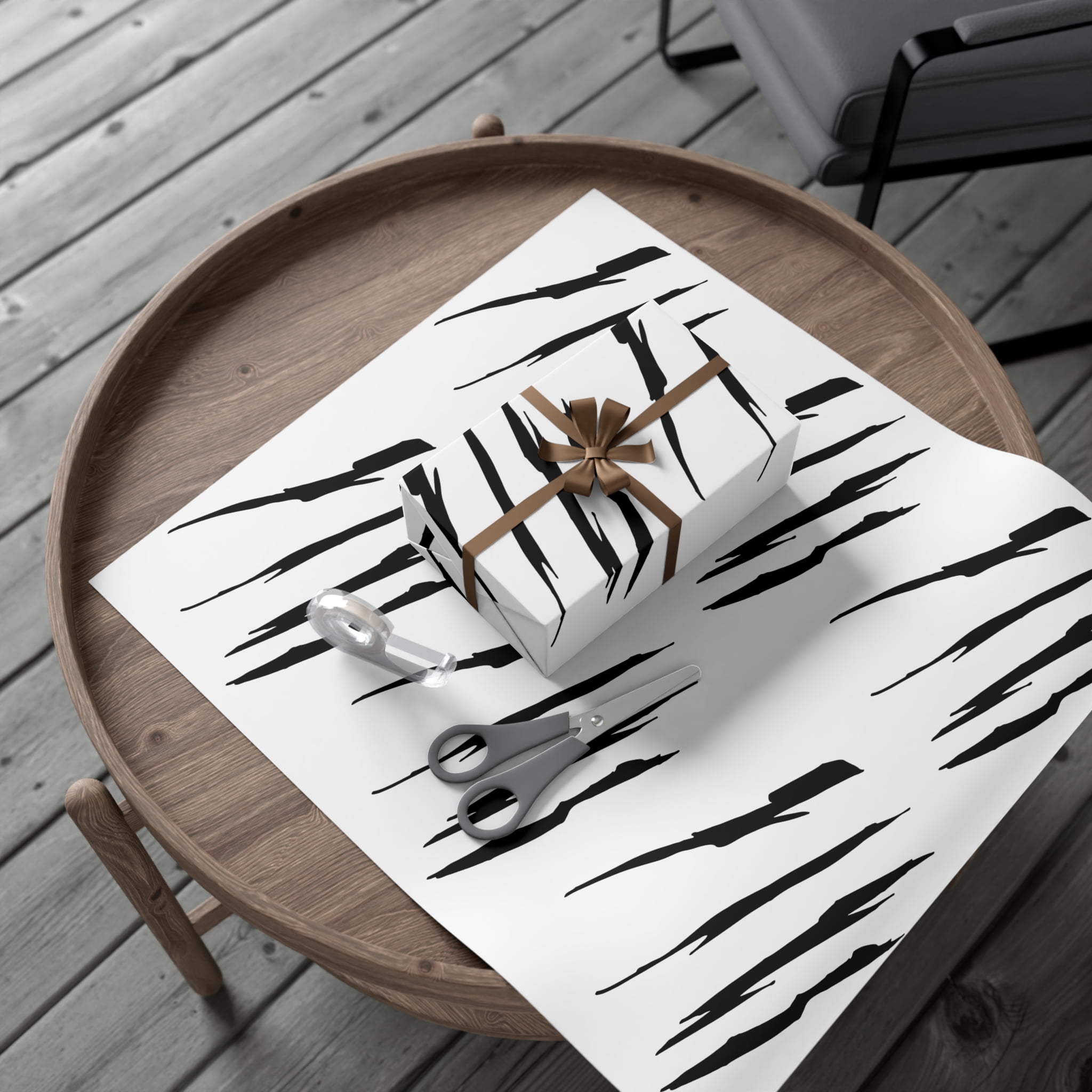 Effete Feline Claw Marks Scratch Gift Wrap Papers - Walmart.com