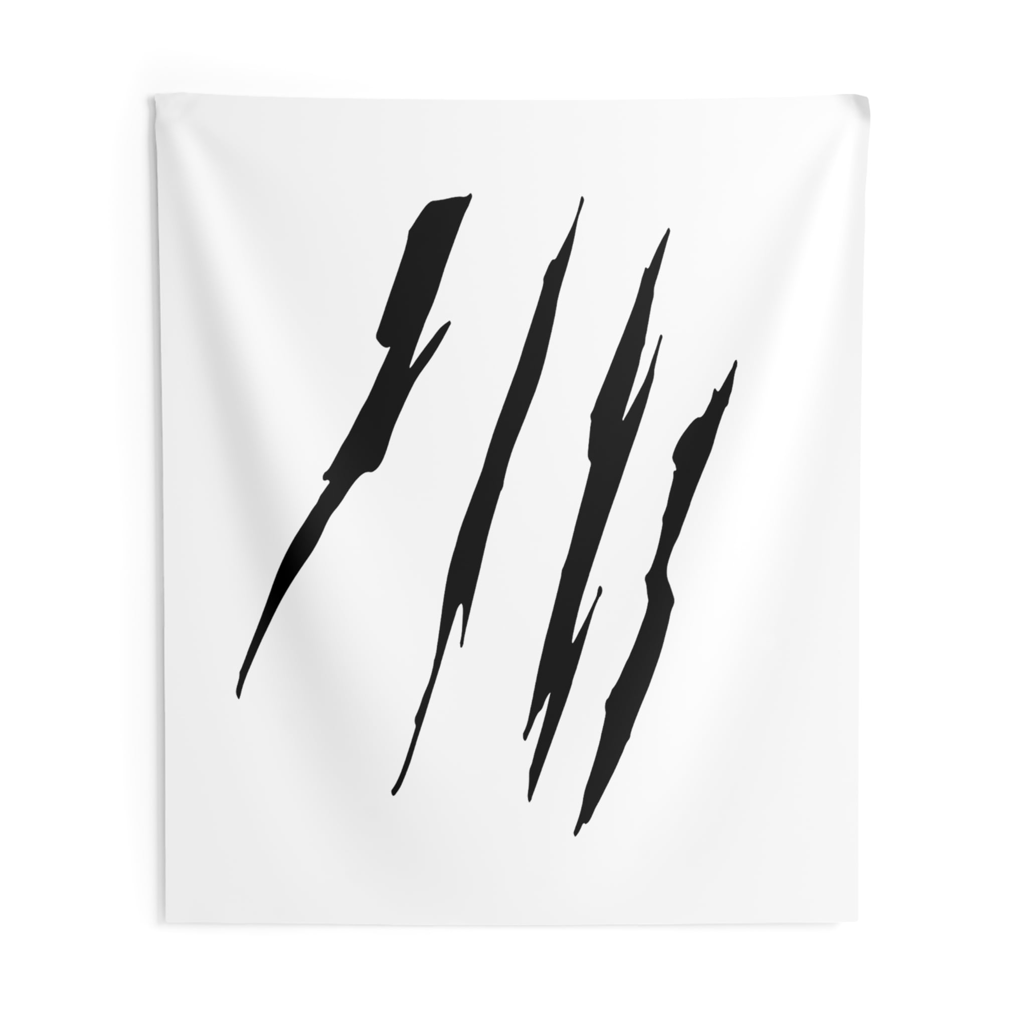 Effete Feline Claw Marks Scratch Indoor Wall Tapestries - Walmart.com