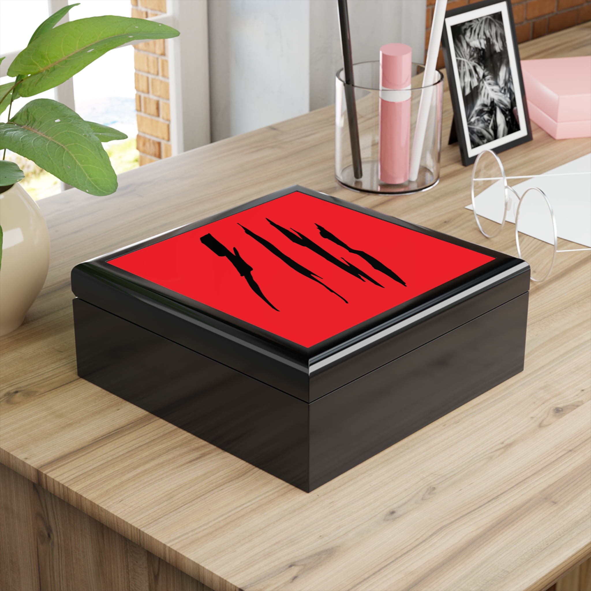 Effete Feline Claw Marks Scratch Jewelry Box - Walmart.com