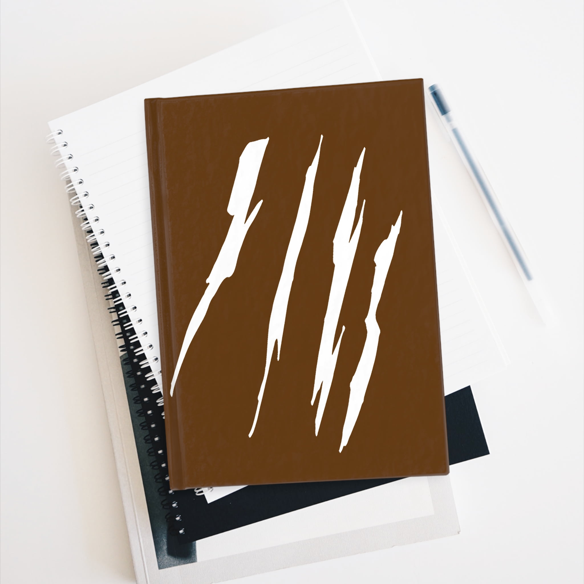 Effete Feline Claw Marks Scratch Journal - Ruled Line - Walmart.com