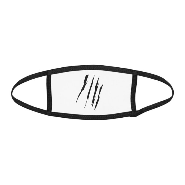 Effete Feline Claw Marks Scratch Kid's Face Mask - Walmart.com