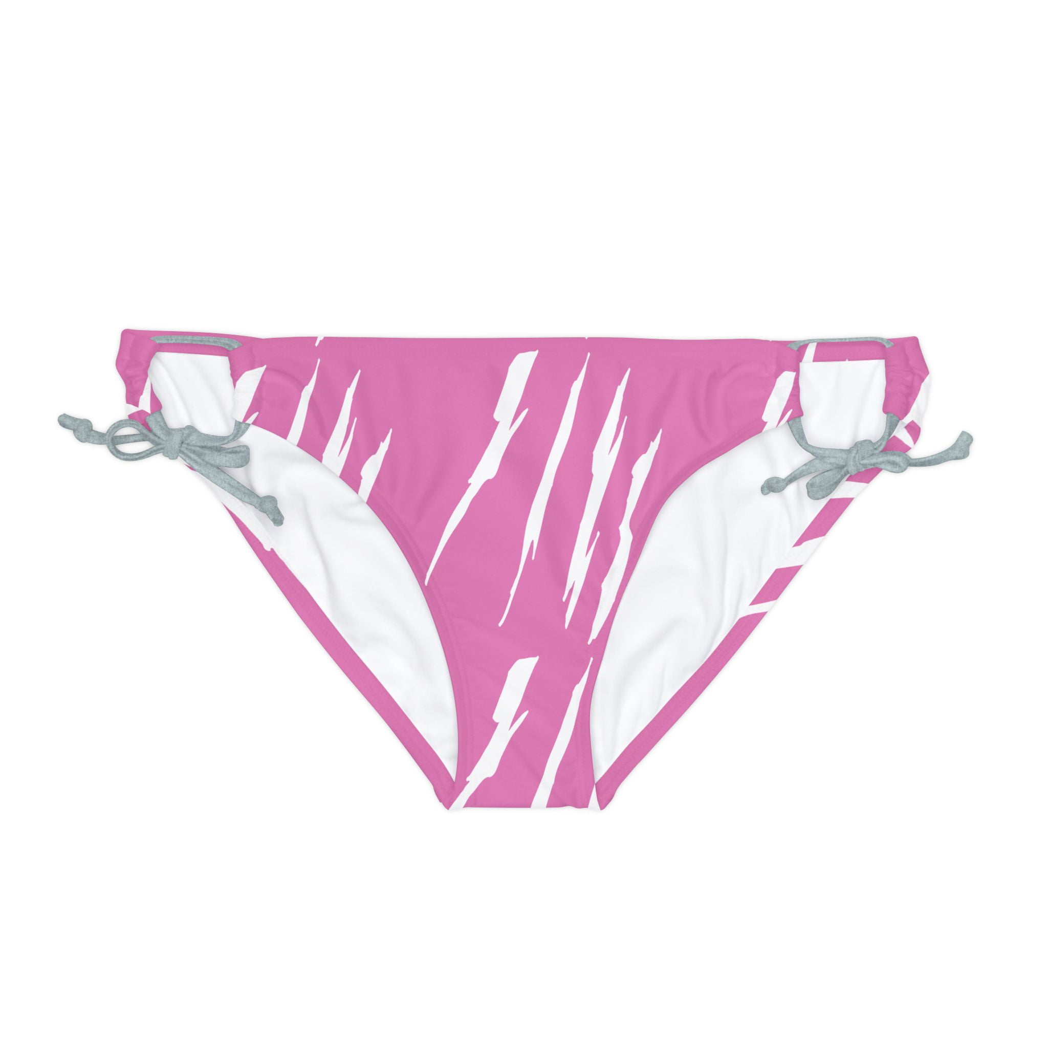 Effete Feline Claw Marks Scratch Loop Tie Side Bikini Bottom (AOP ...