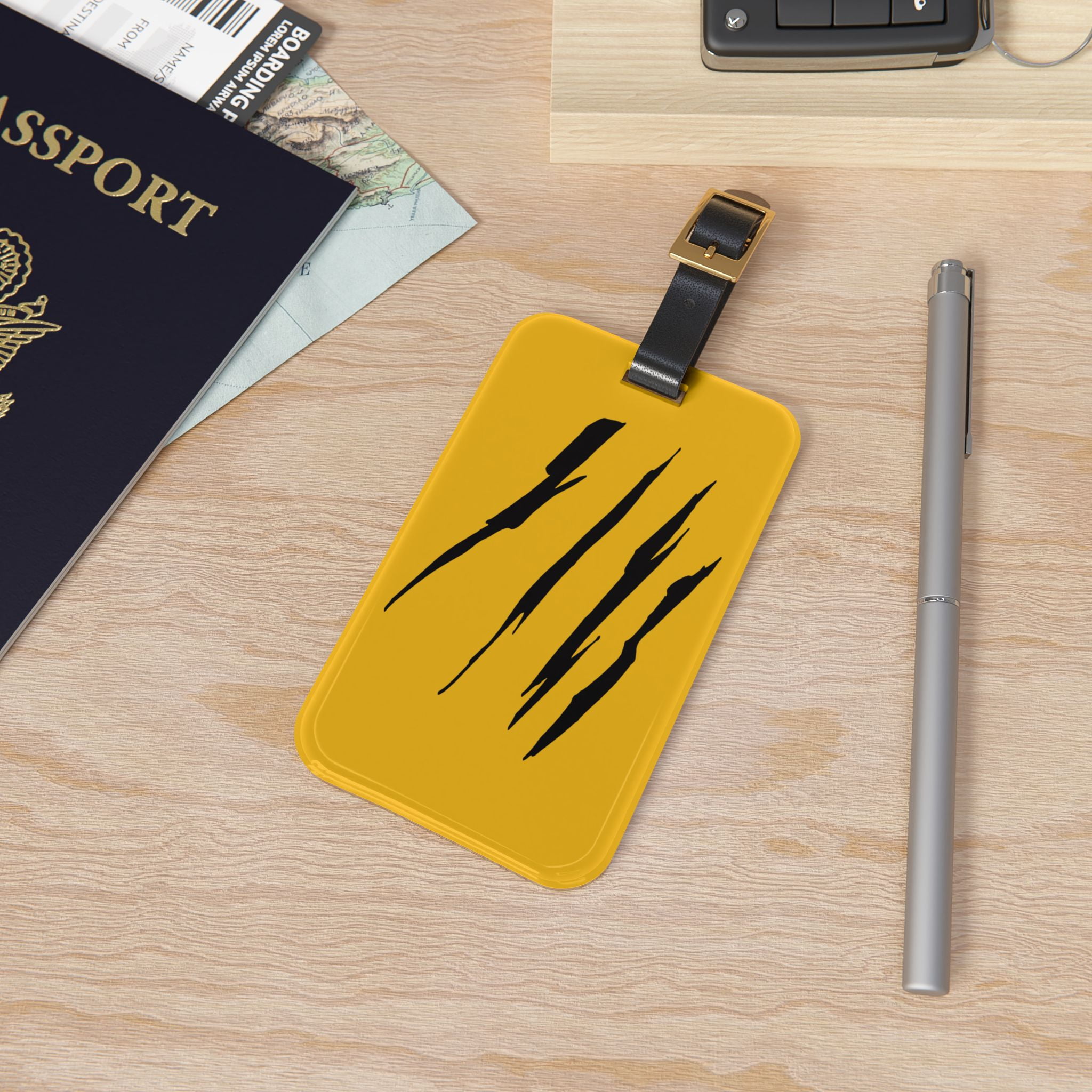 Effete Feline Claw Marks Scratch Luggage Tag - Walmart.com