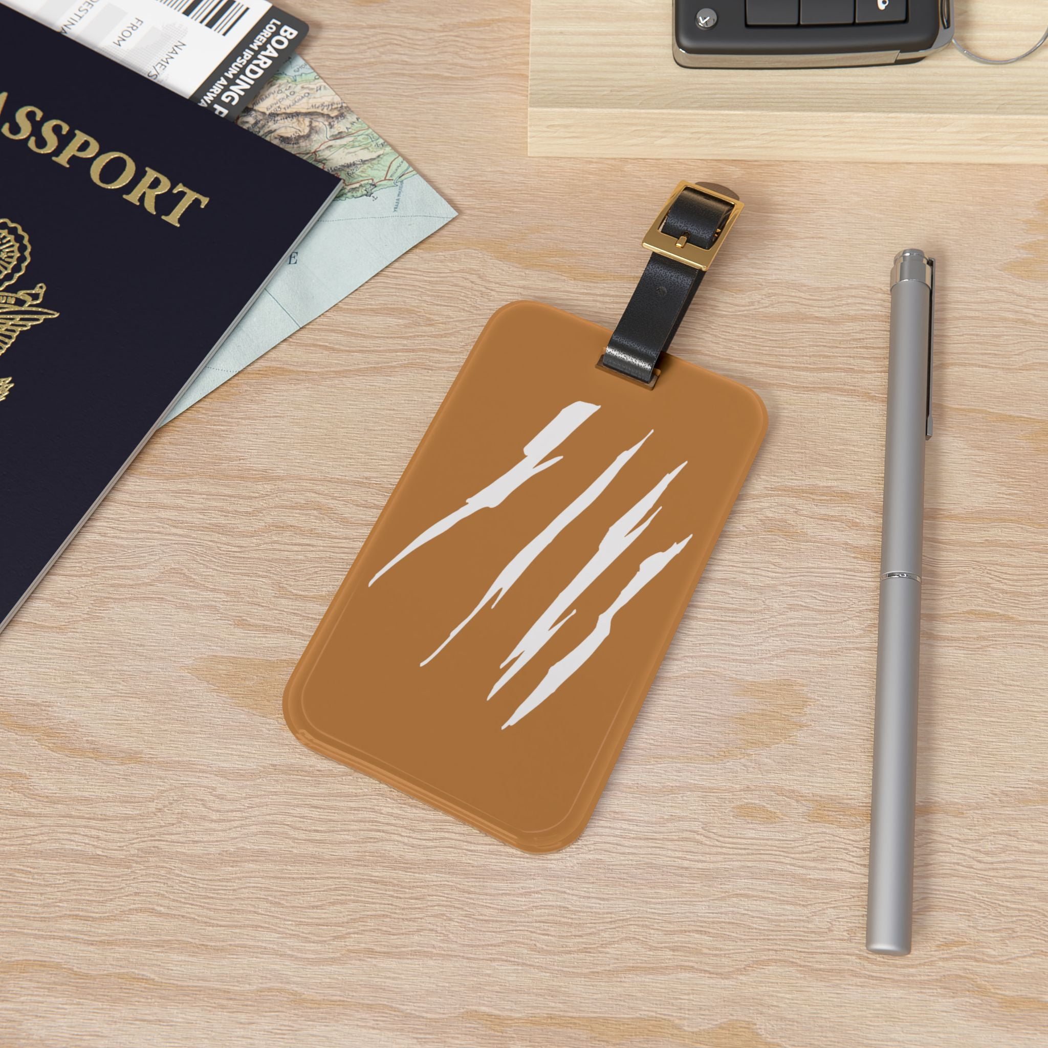 Effete Feline Claw Marks Scratch Luggage Tag - Walmart.com