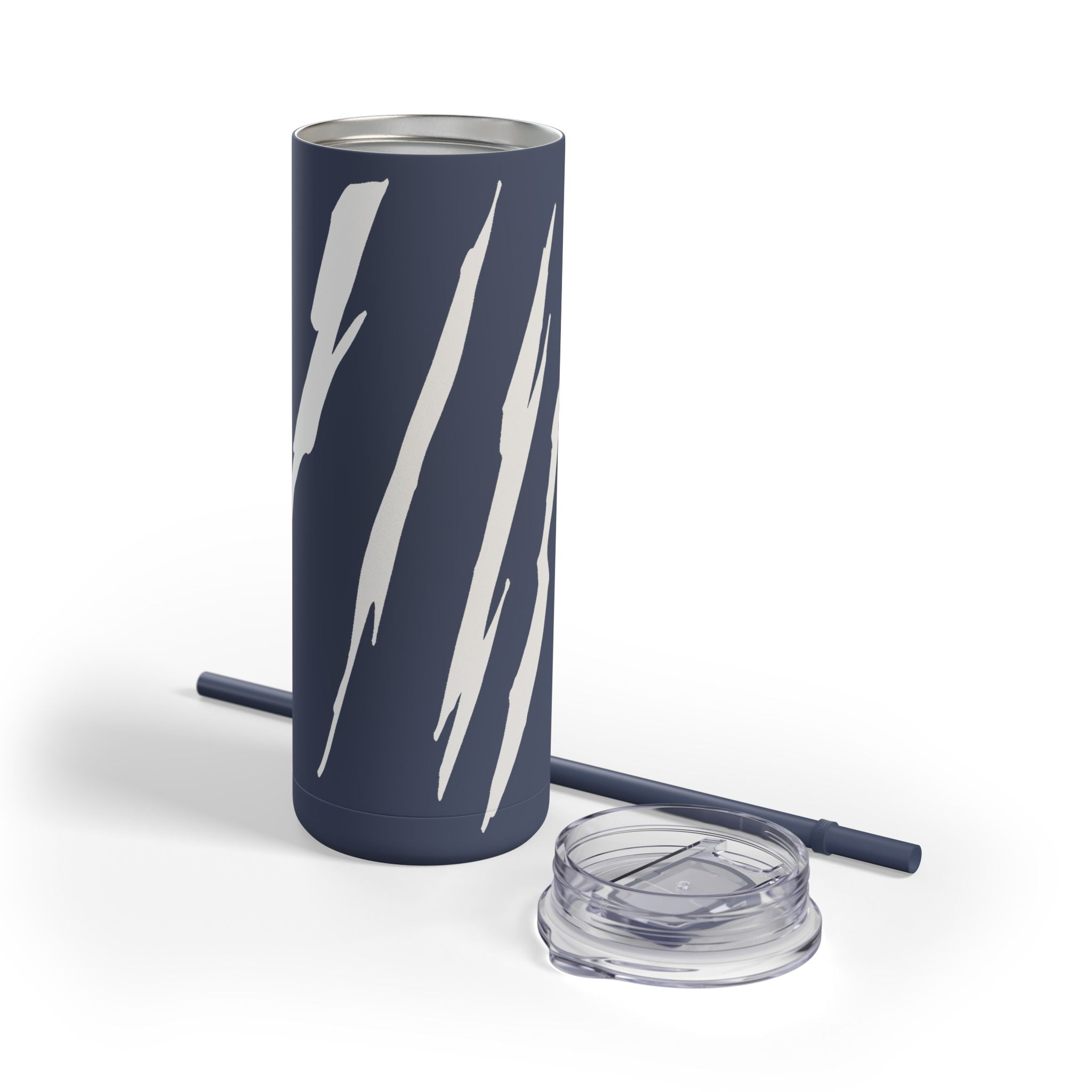 Effete Feline Claw Marks Scratch Maars Maker Skinny Matte Tumbler, 20oz ...