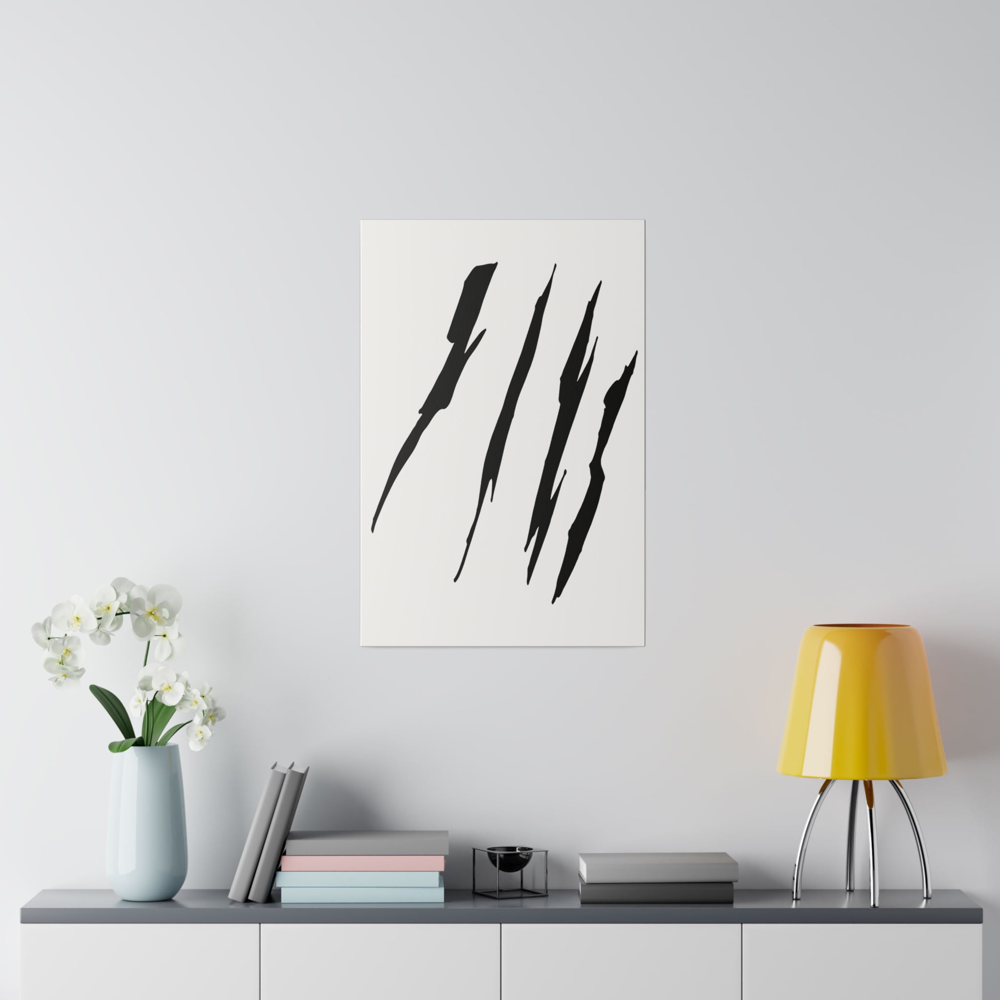 Effete Feline Claw Marks Scratch Matte Canvas, Stretched, 0.75 ...