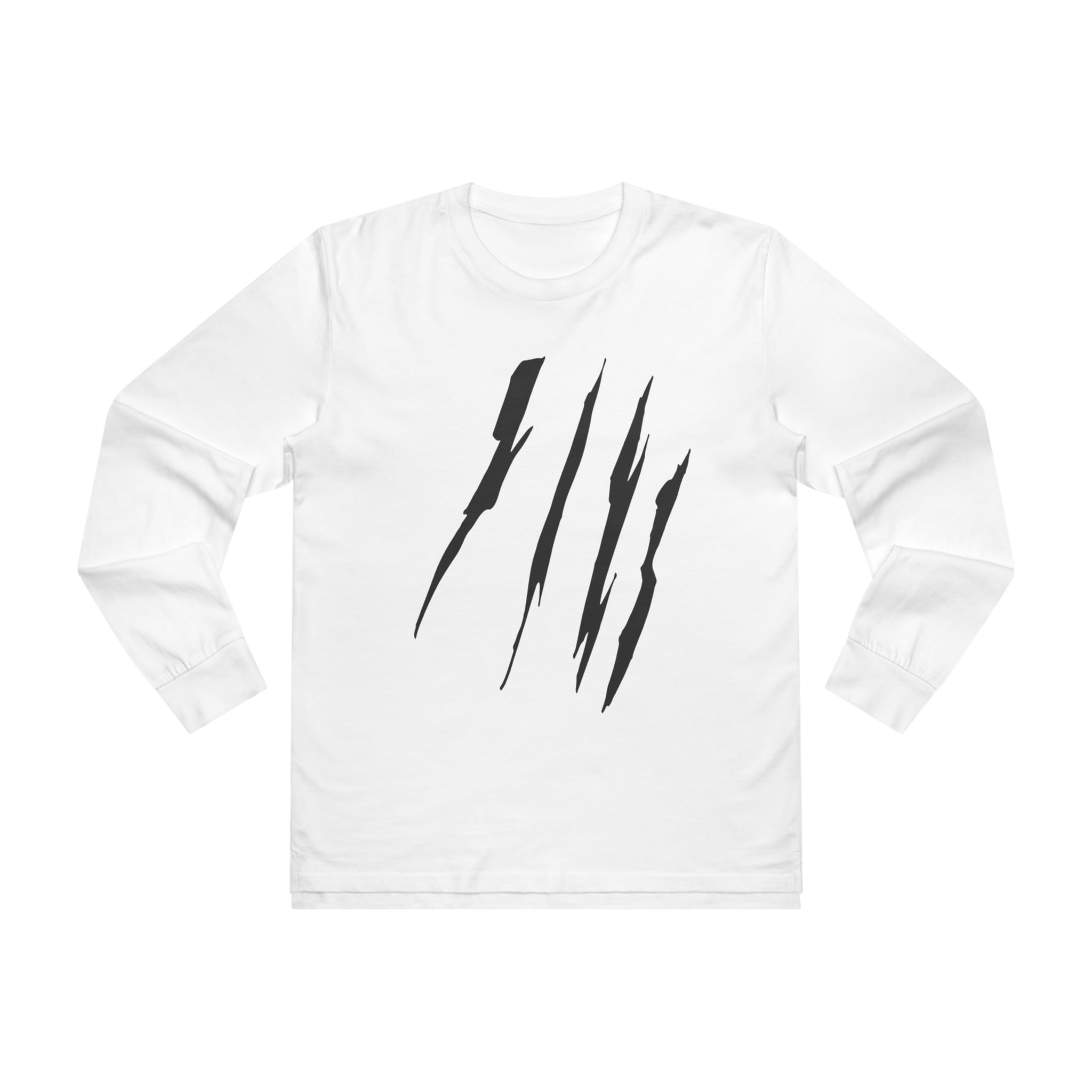 Effete Feline Claw Marks Scratch Men Base Longsleeve T-Shirt - Walmart.com