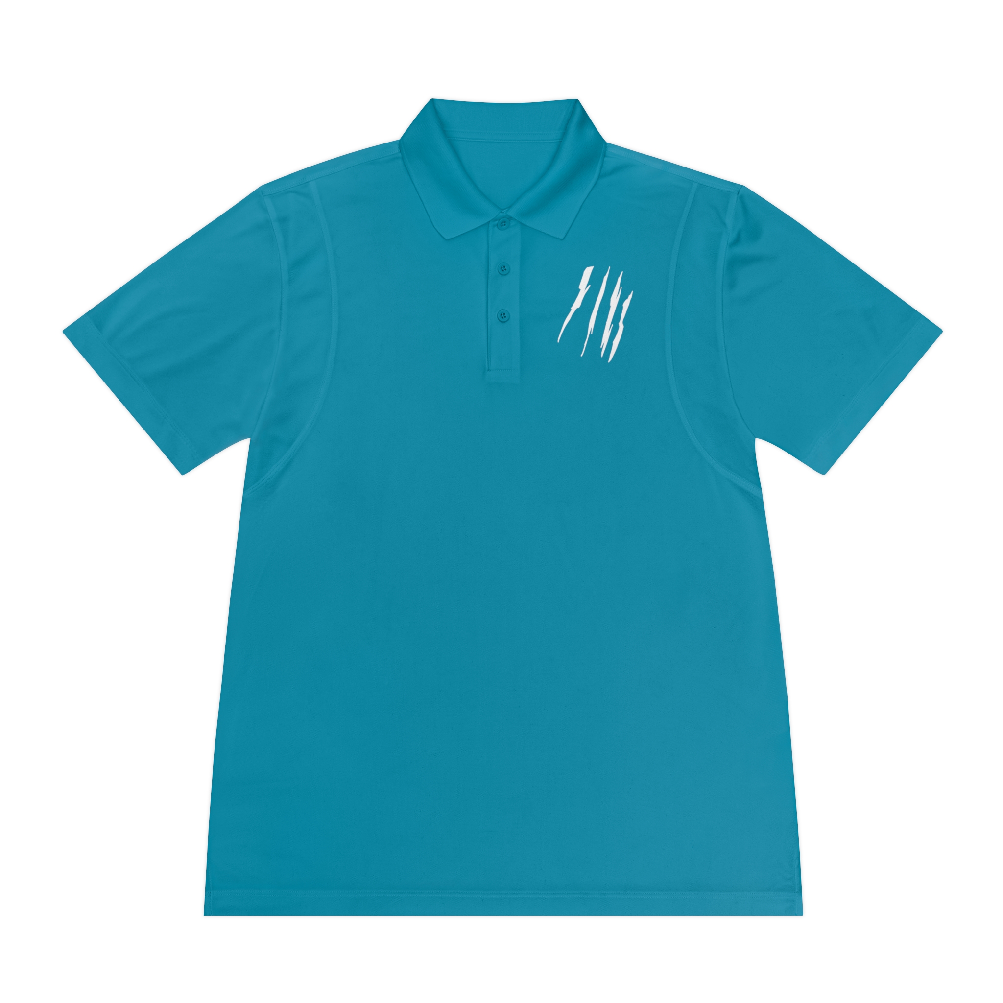 Effete Feline Claw Marks Scratch Men Sport Polo Shirt - Walmart.com