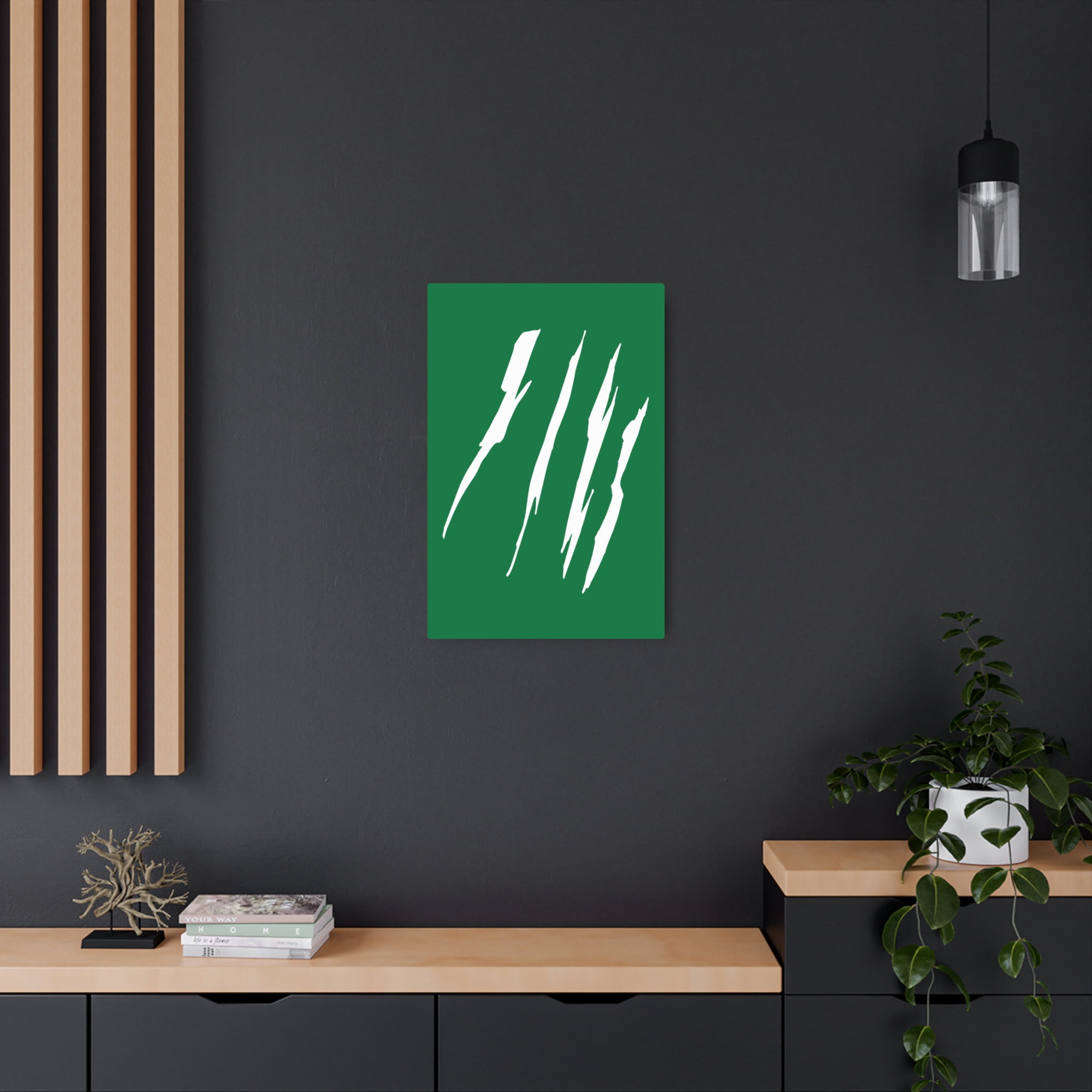 Effete Feline Claw Marks Scratch Metal Art Sign - Walmart.com