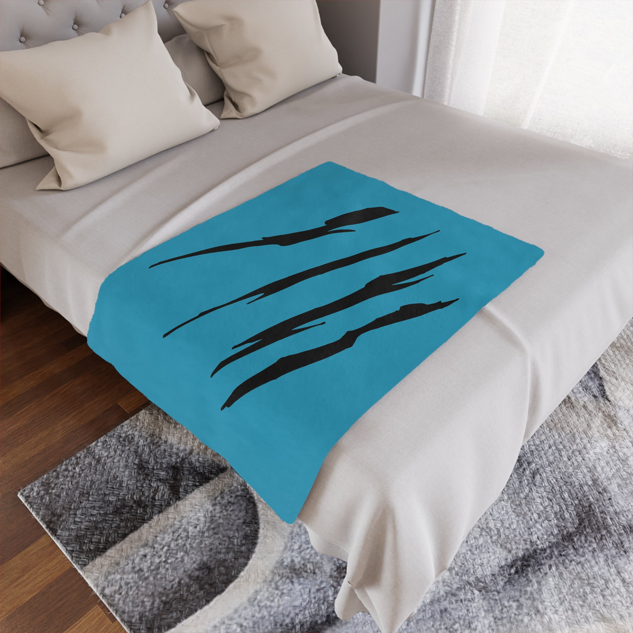 Effete Feline Claw Marks Scratch Microfiber Blanket - Walmart.com