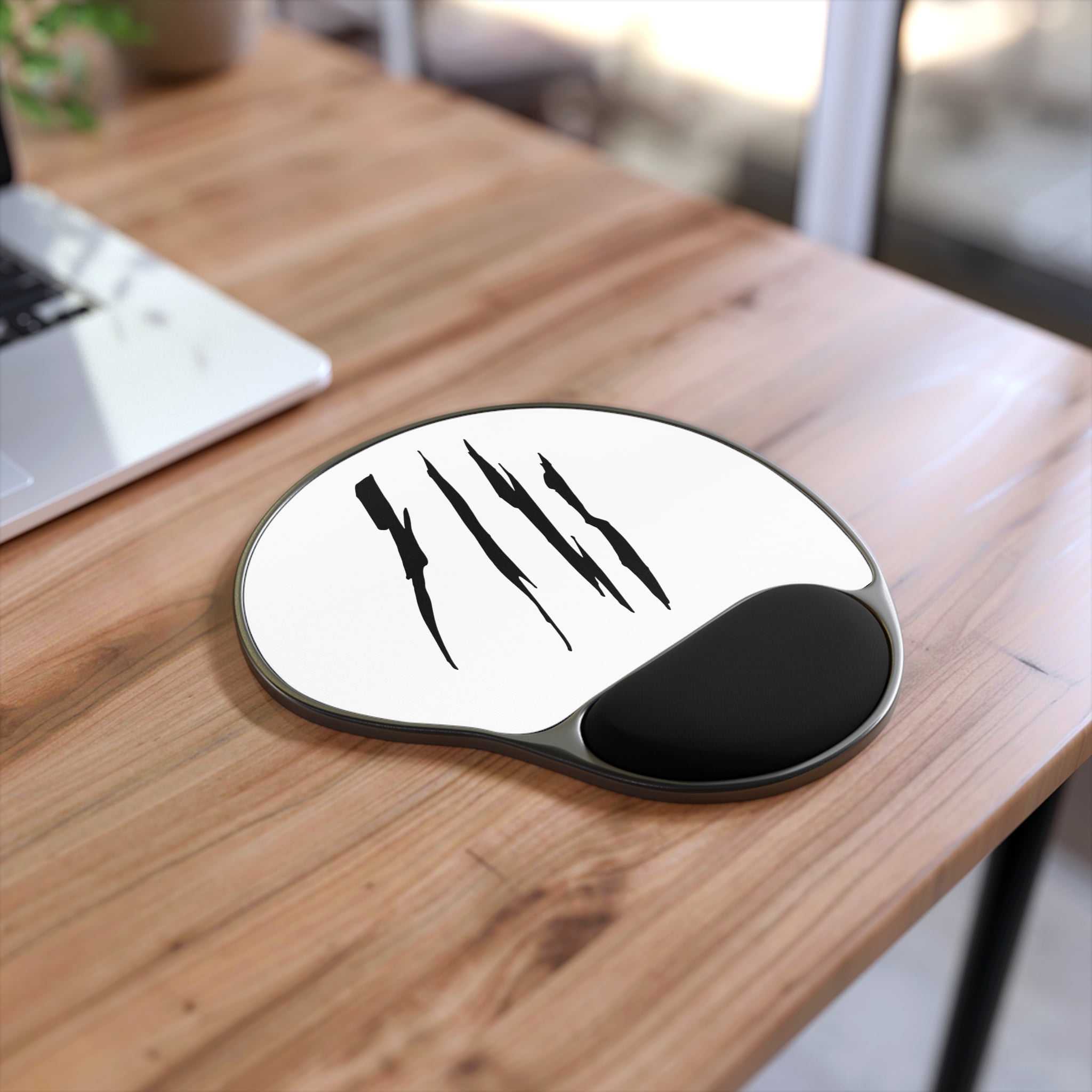 Effete Feline Claw Marks Scratch Mouse Pad With Wrist Rest - Walmart.com