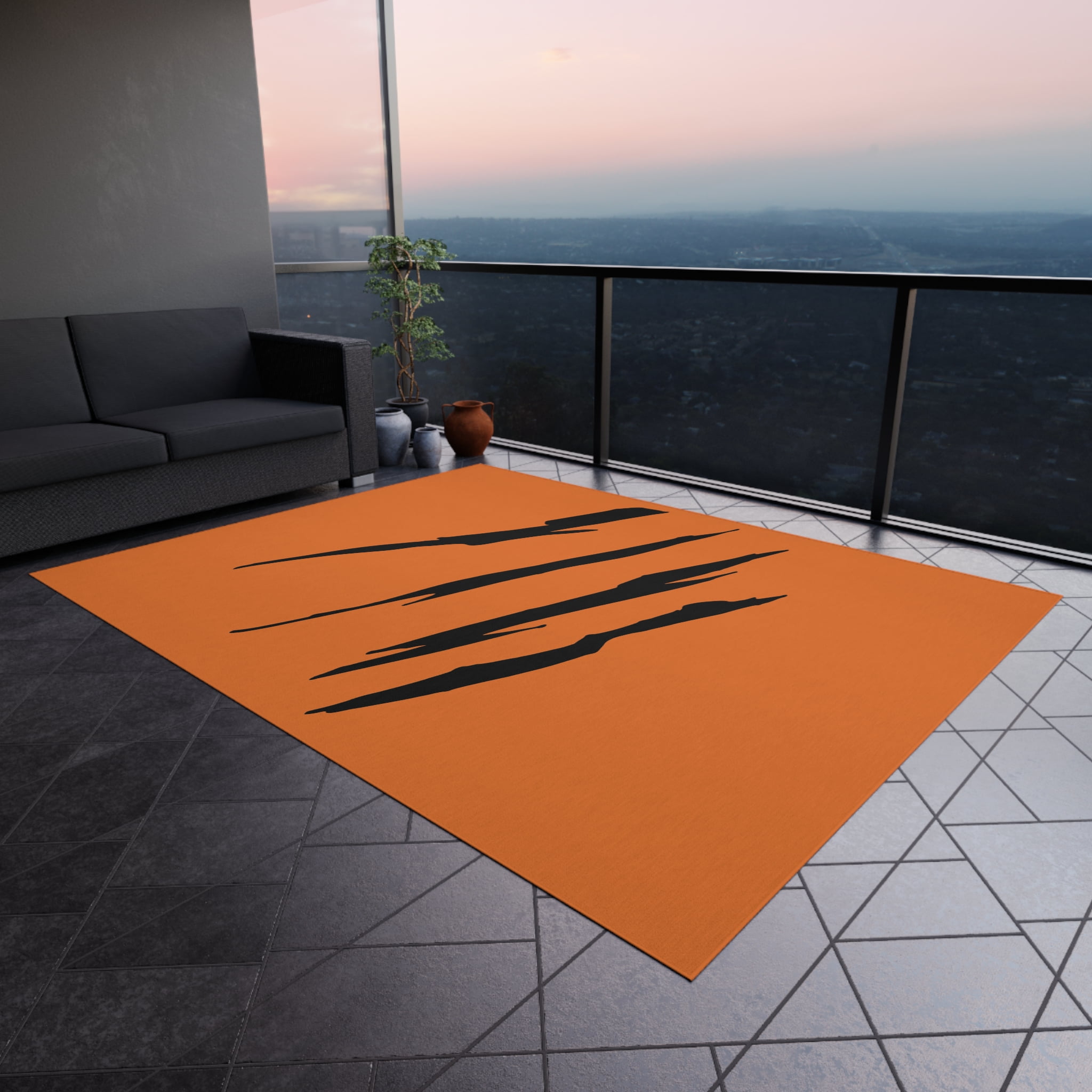 Effete Feline Claw Marks Scratch Outdoor Rug - Walmart.com